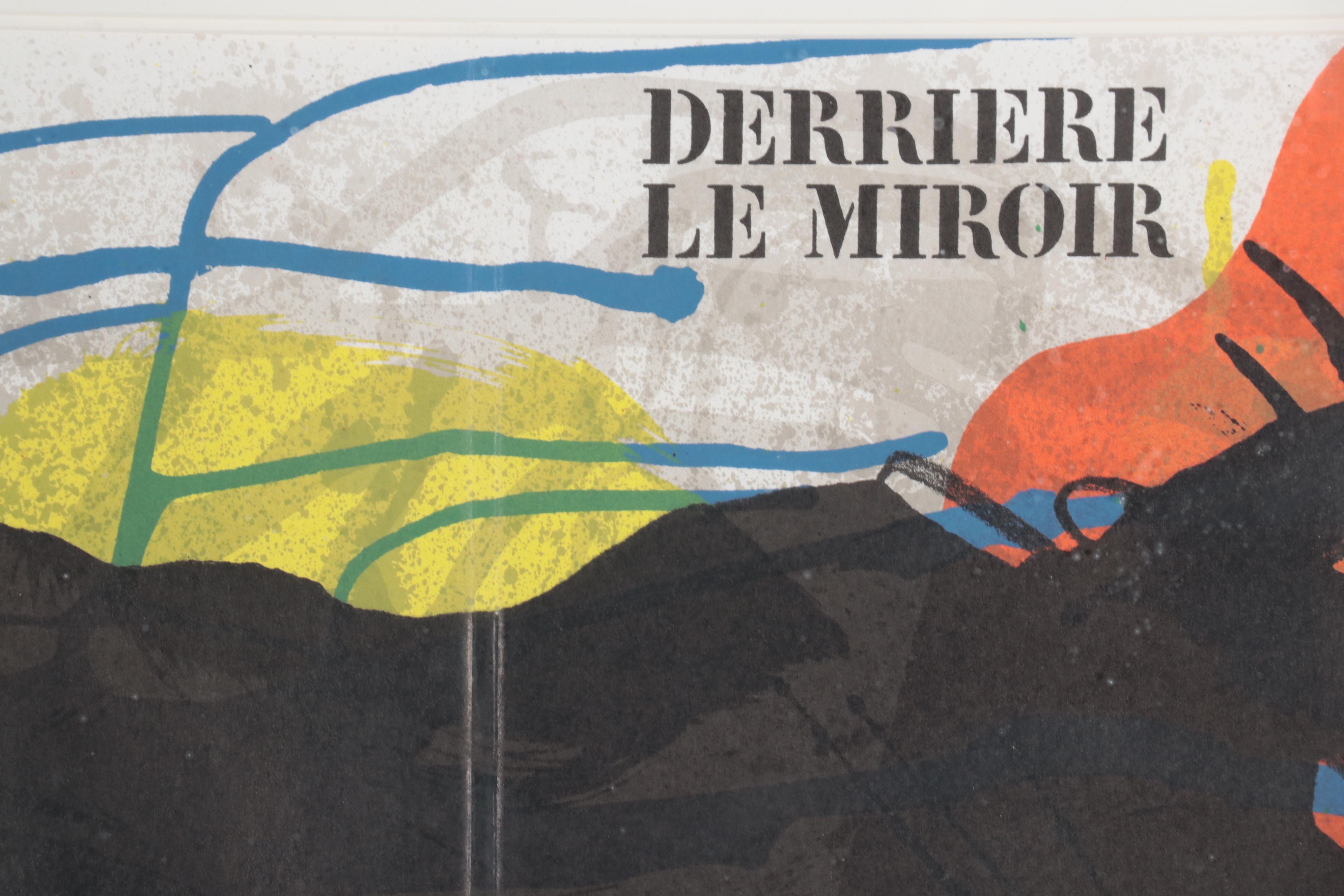 Joan Miró Lithograph Cover of "Derriere le Miroir," 1973 | EBTH