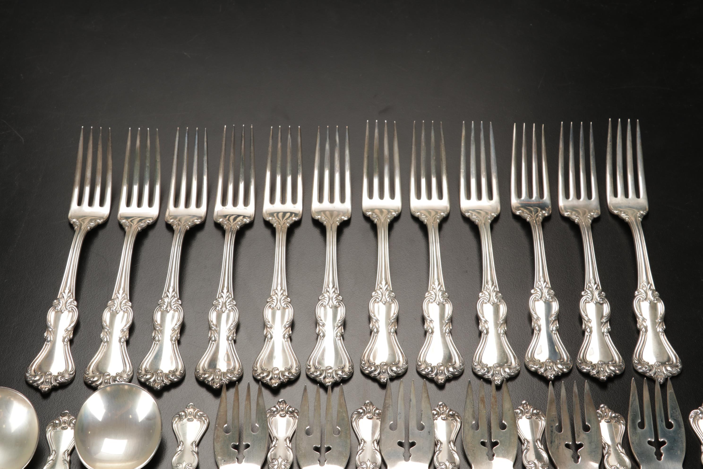 Reed & Barton "Marlborough" Sterling Silver Flatware, 1906-2011 | EBTH