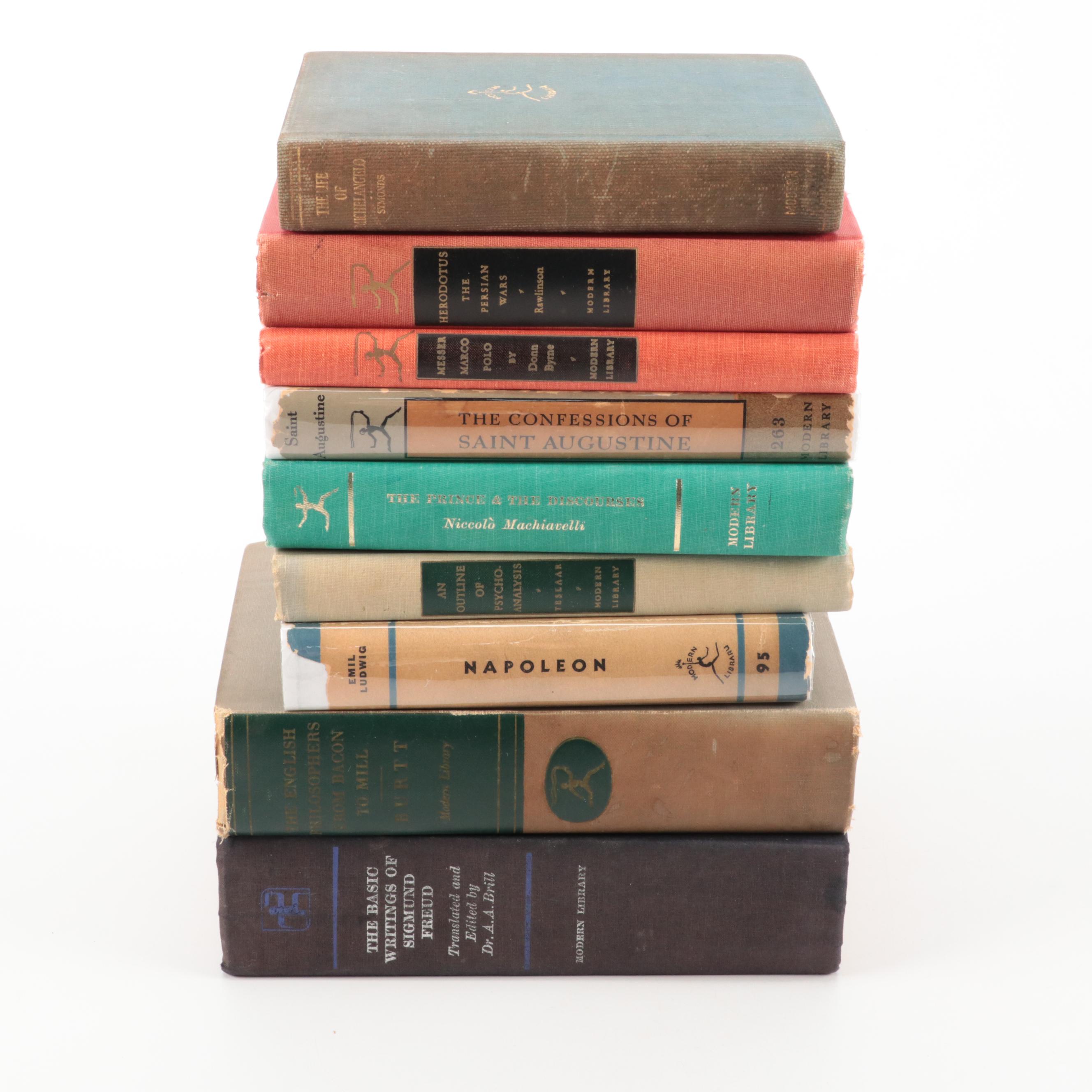 Modern Library Nonfiction Including First Edition Thus "Napoleon" by ...