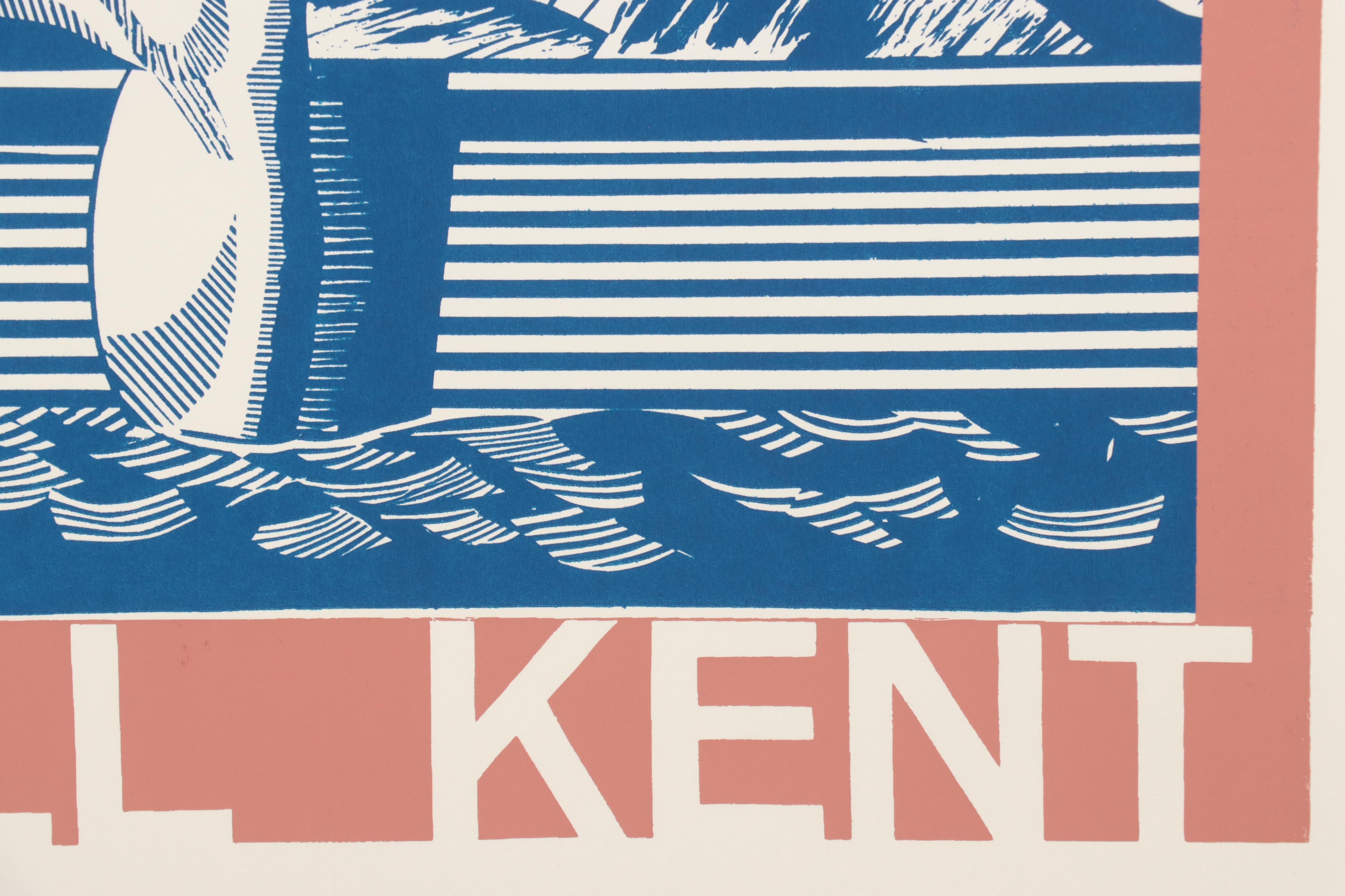 Serigraph Exhibition Poster "Rockwell Kent Centennial Celebration ...