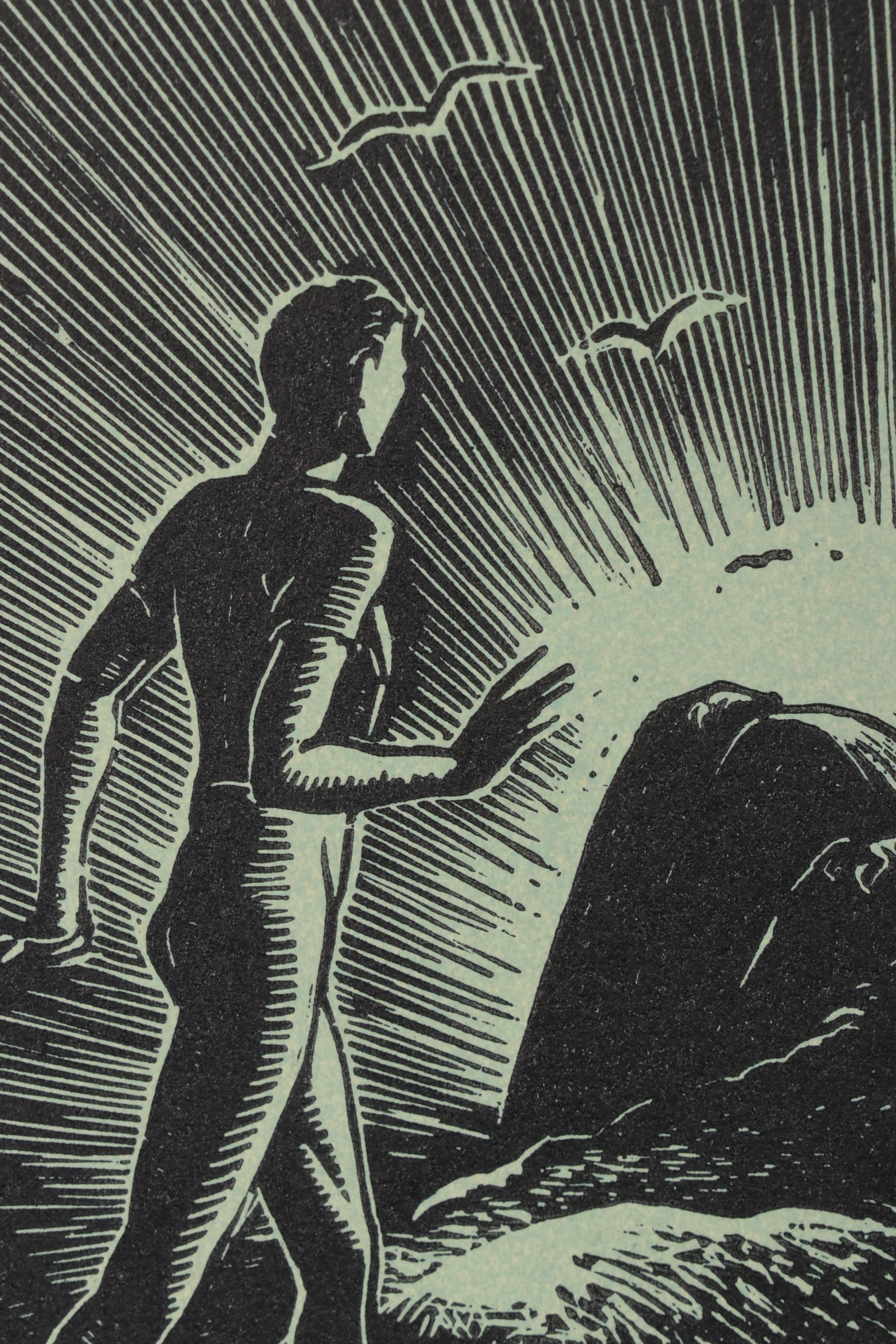 Dan Burne Jones Color Wood Engravings Including "Faze - Bound Man" | EBTH