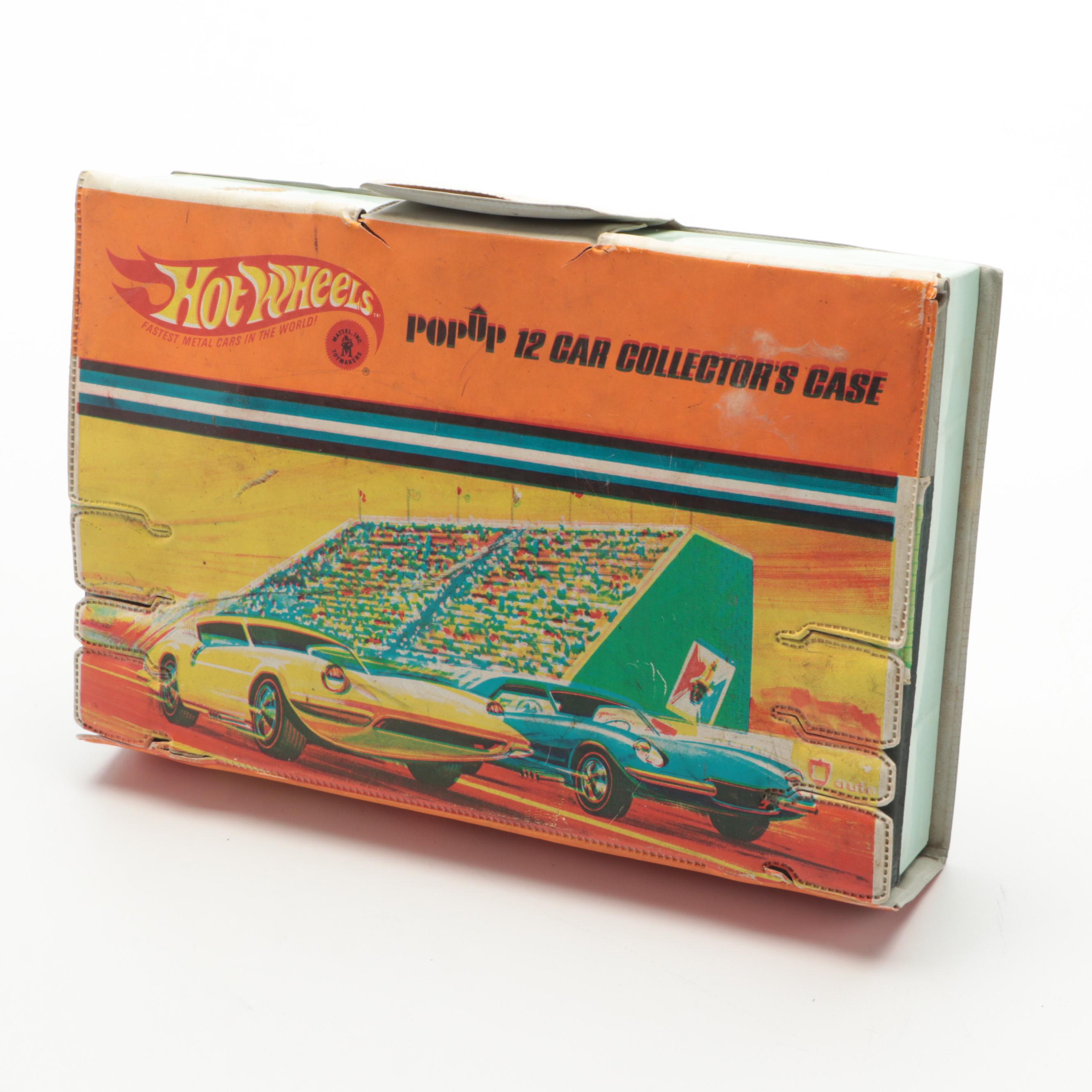Hot Wheels Pop Up Collector's Case With Diecast Cars, 1960s–2000s | EBTH
