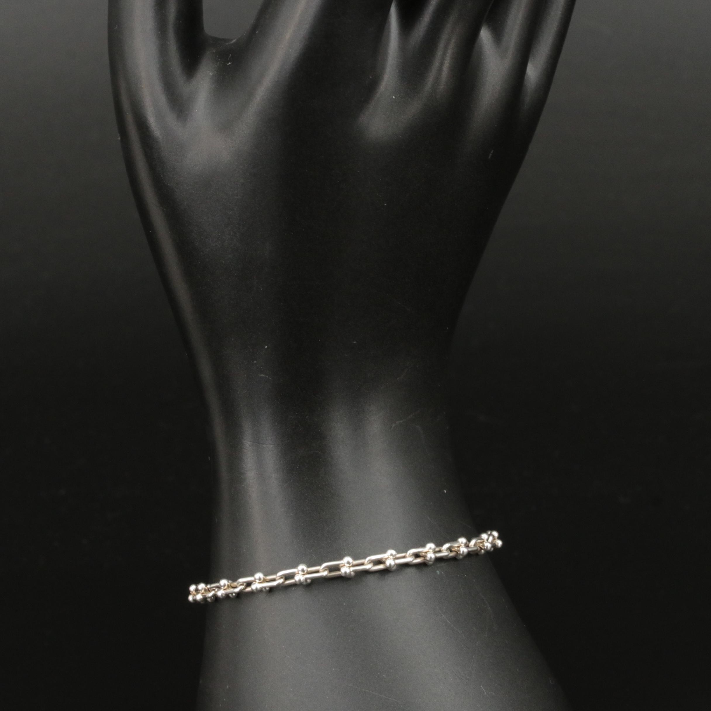 Tiffany & Co. "Hardware" Sterling Small Link Bracelet | EBTH