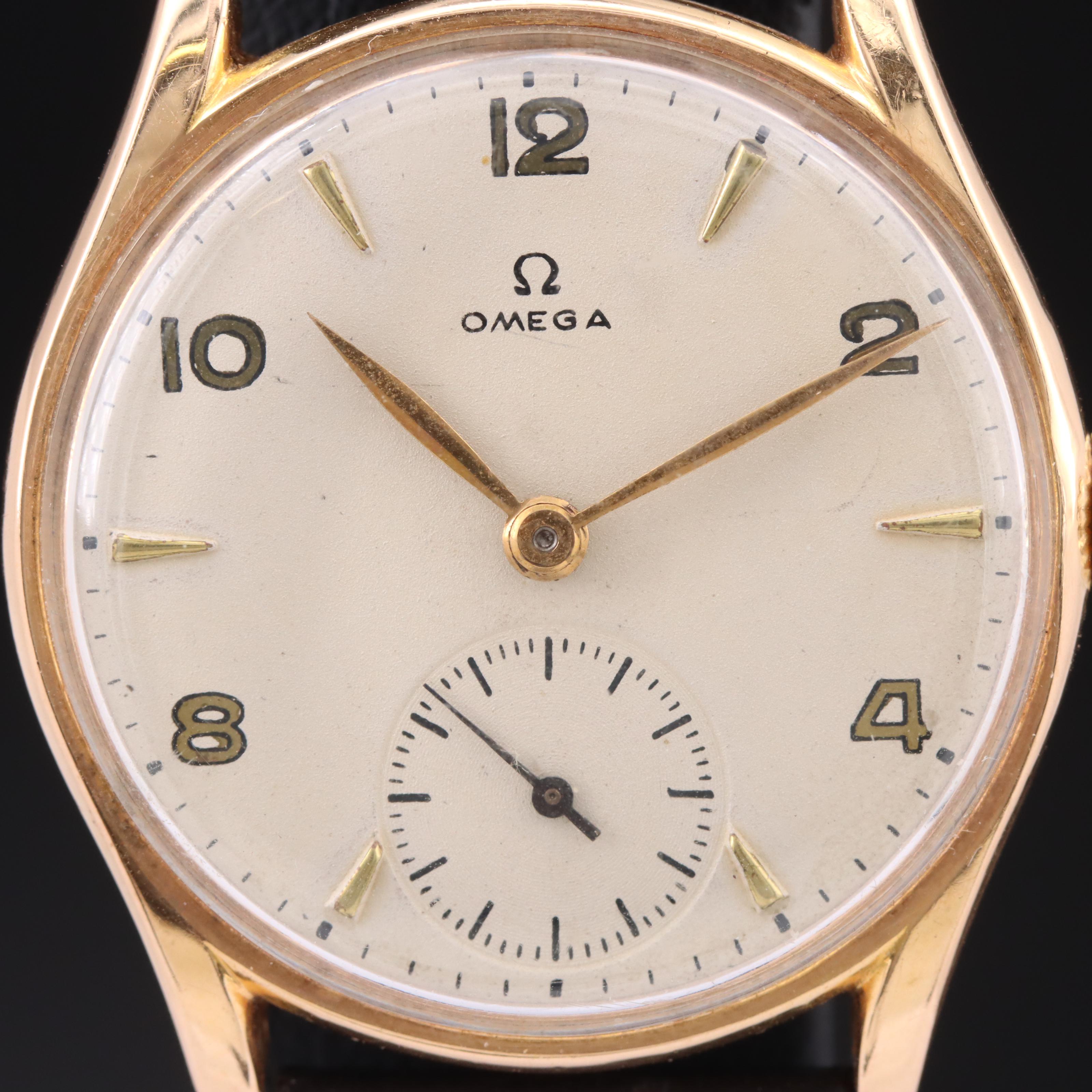 1947 Omega 18K Hand-Wind Wristwatch | EBTH