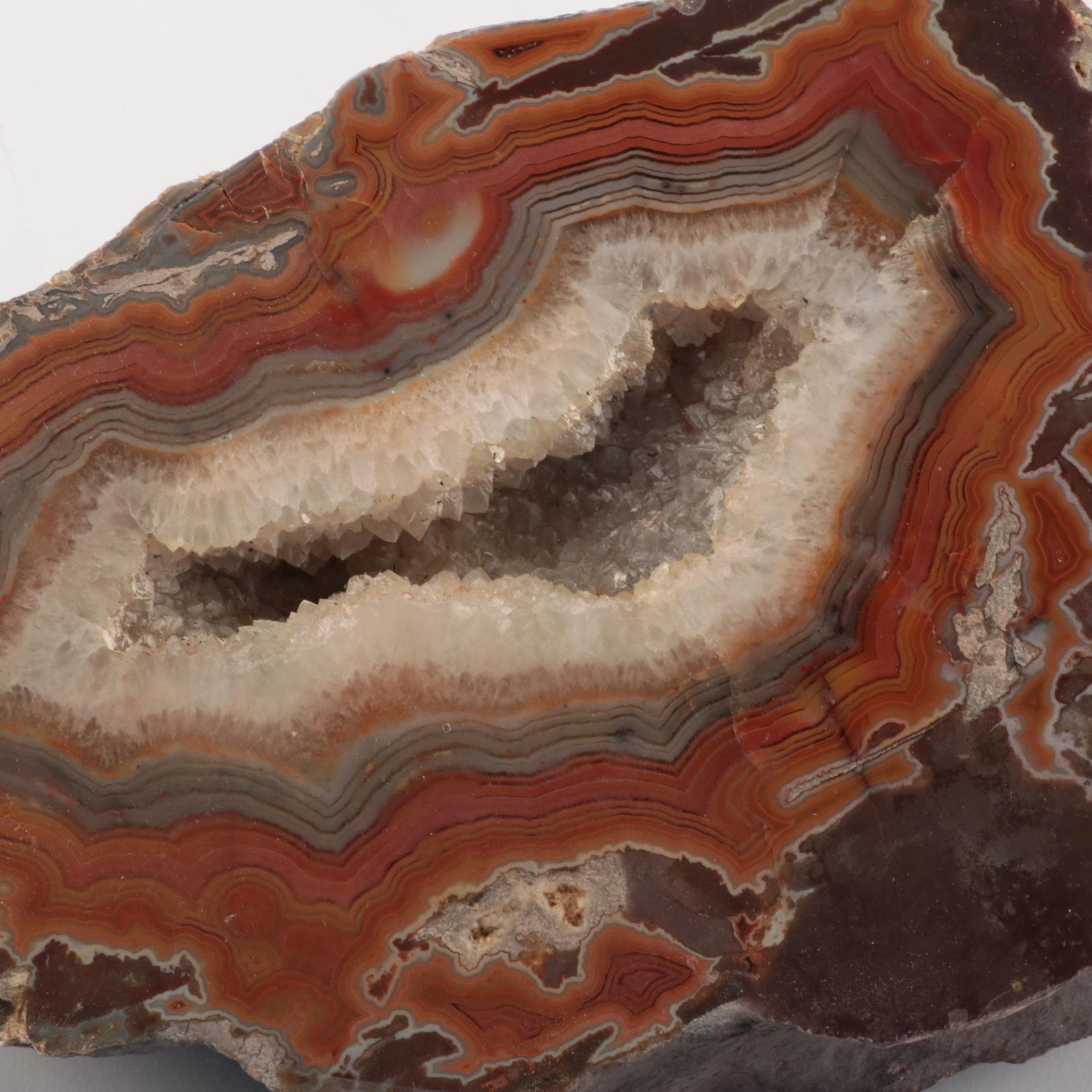 Sard and Banded Agate Geode Slabs | EBTH