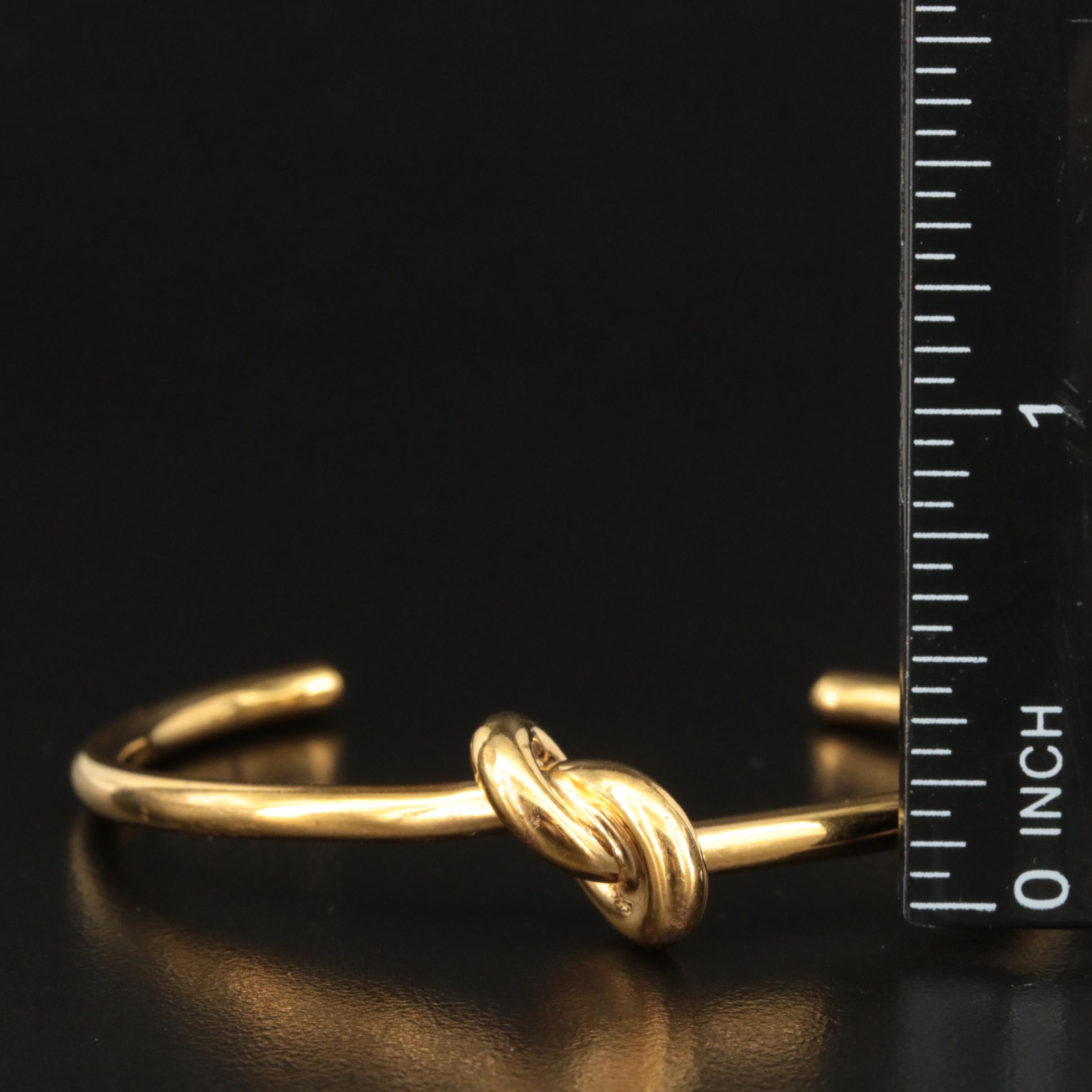 Celine Extra Thin Knot Cuff | EBTH