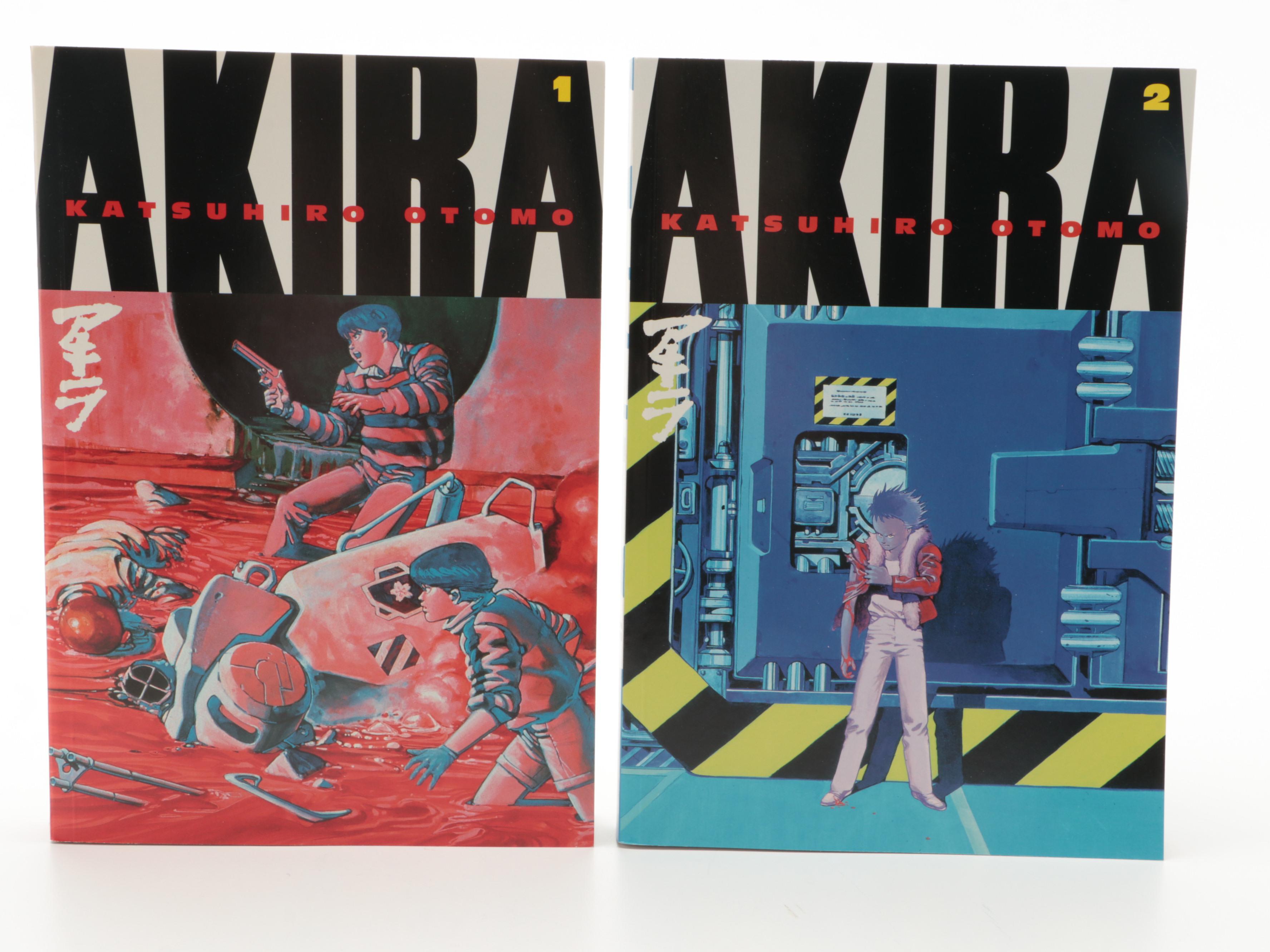 First Edition "Akira" Books 1-3 and Book 5 by Katsuhiro Otomo | EBTH