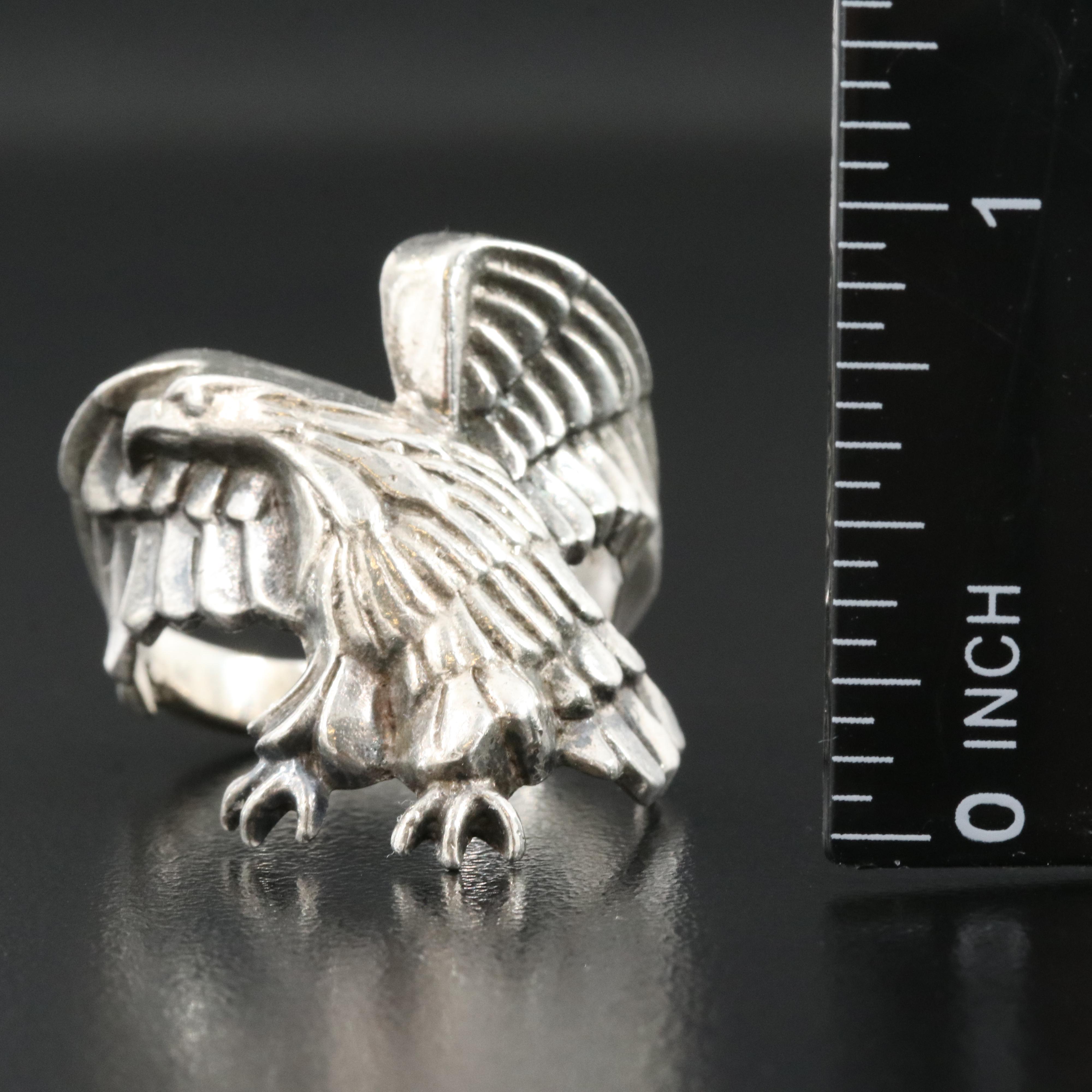 Sterling Eagle Ring | EBTH