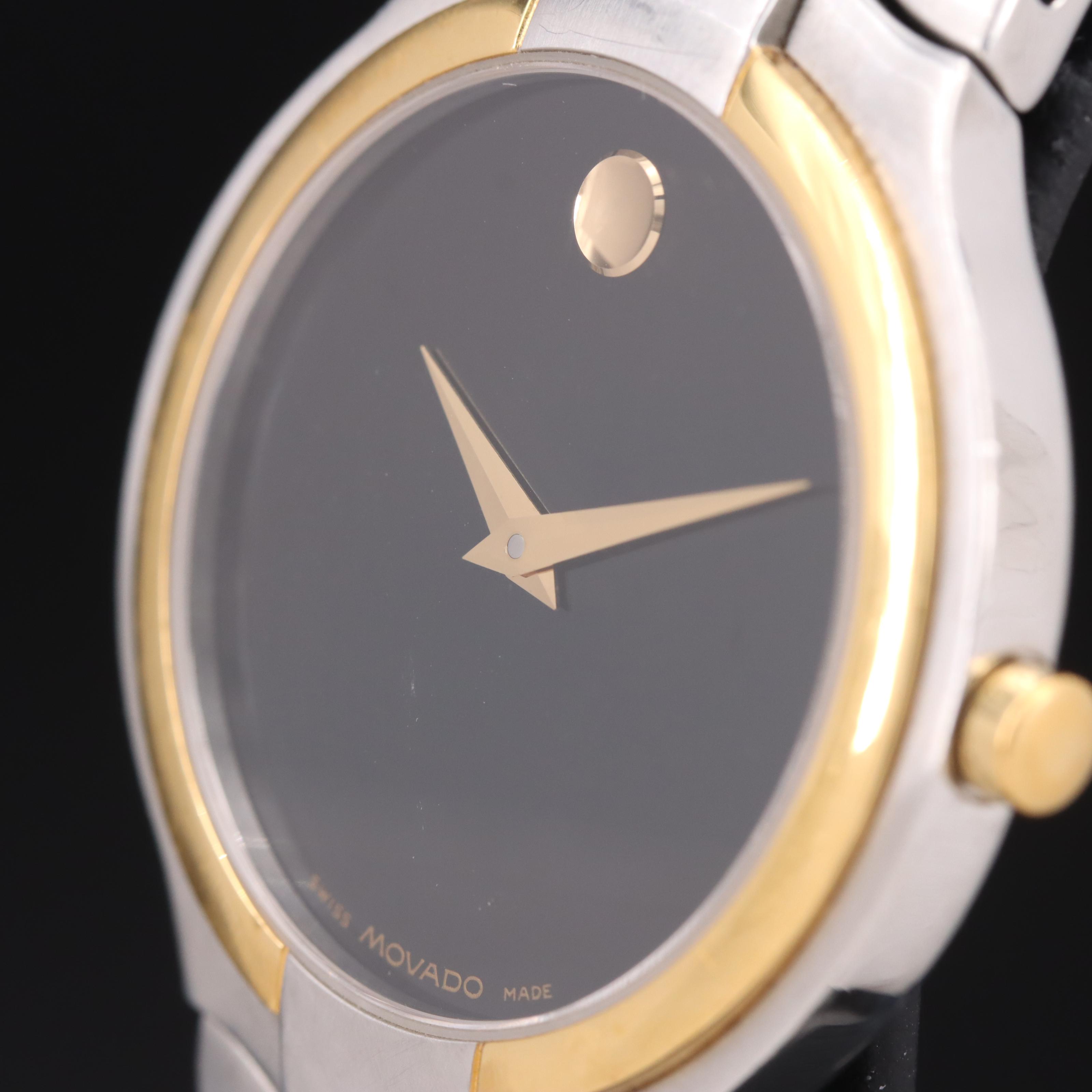 Movado Portico Stainless Steel Wristwatch | EBTH