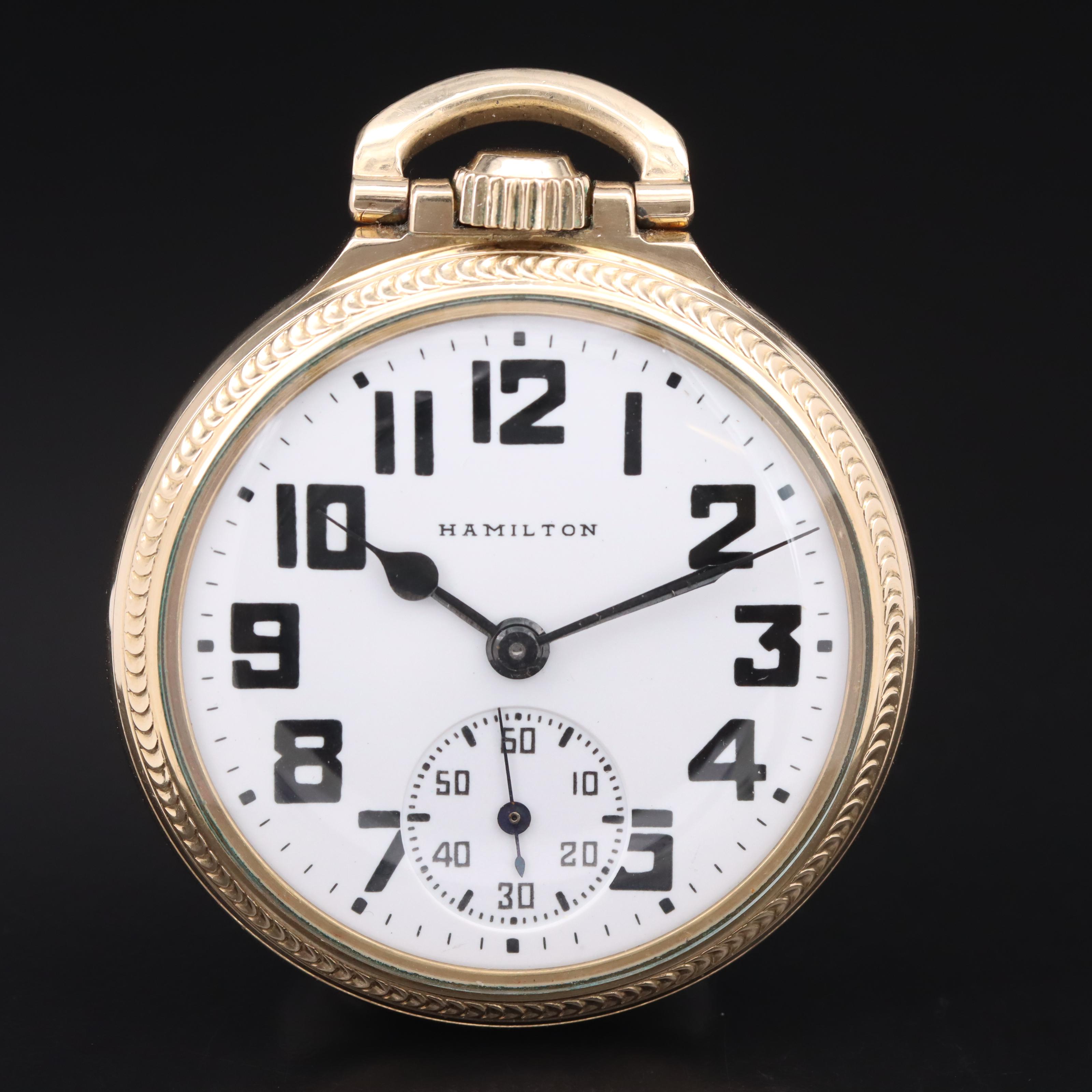 1952 Hamilton Railroad Grade 992B Pocket Watch | EBTH