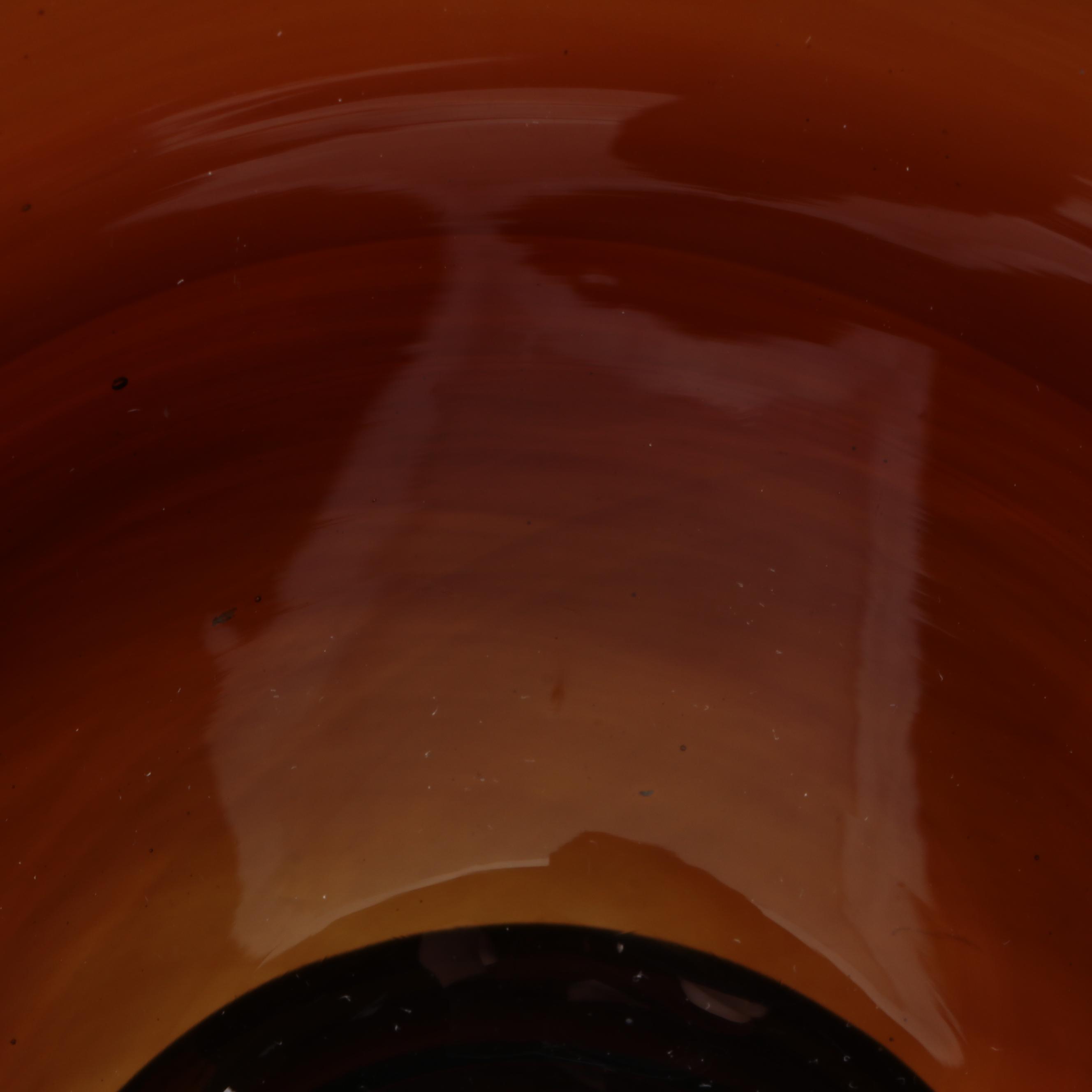 Dominick Labino Handblown Art Glass Footed Bowl, 1966 | EBTH