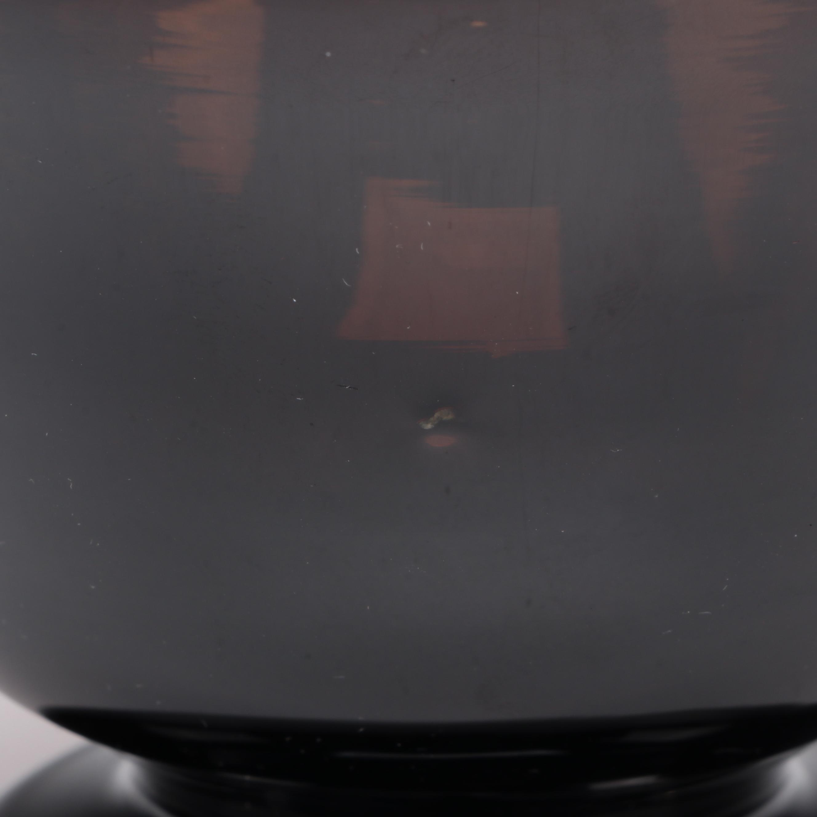 Dominick Labino Handblown Art Glass Footed Bowl, 1966 | EBTH