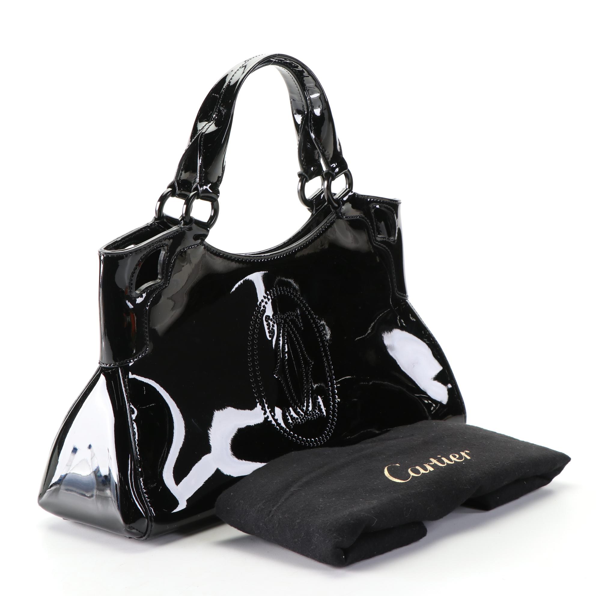 Cartier Marcello de Cartier Small Bag in High Gloss Patent Leather | EBTH