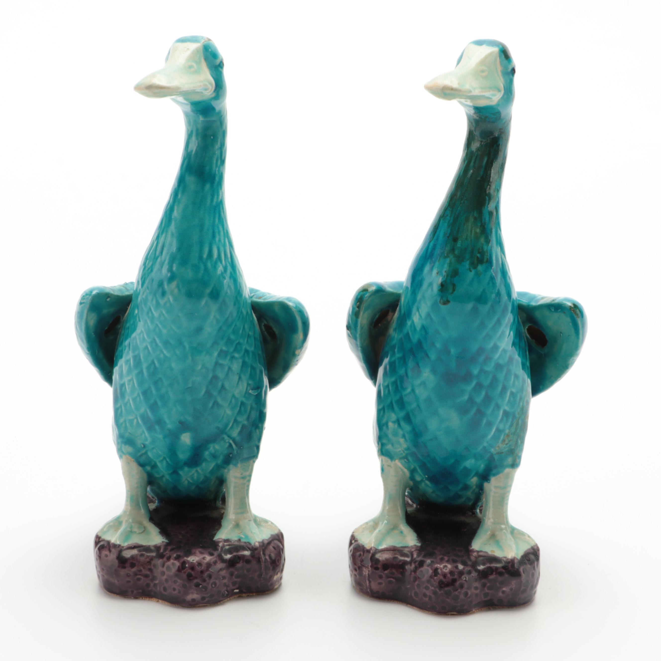 Chinese Porcelain Nanking Ducks, Early to Mid 20th Century | EBTH