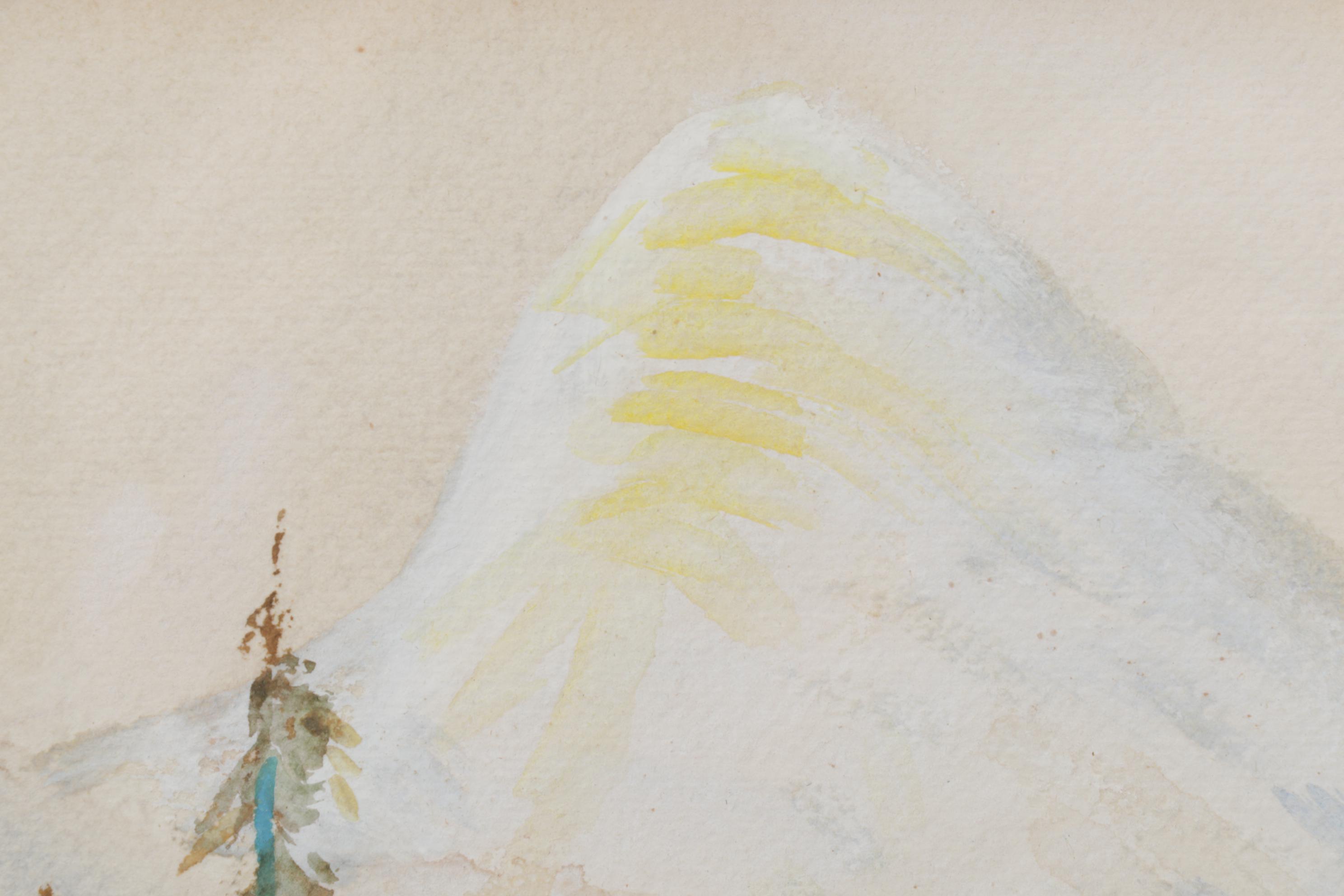 Ola Forbes Wickham Watercolor Painting of Mountainside Stream, 1953 | EBTH