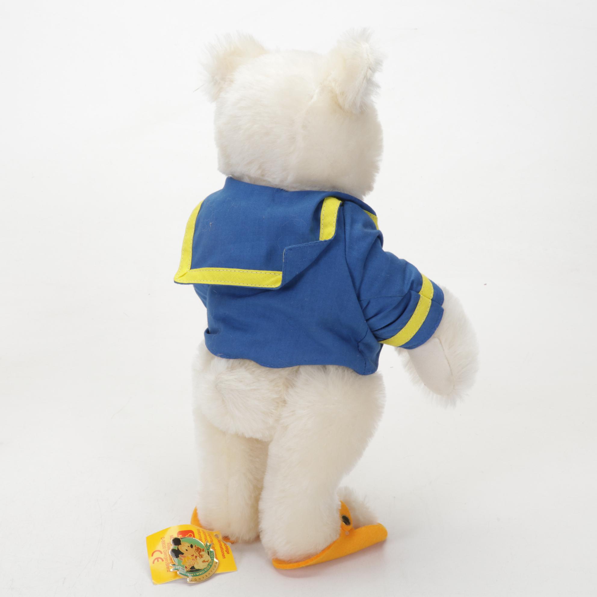 Steiff "Teddy Donald" and Bunny Rabbit Stuffed Animals | EBTH