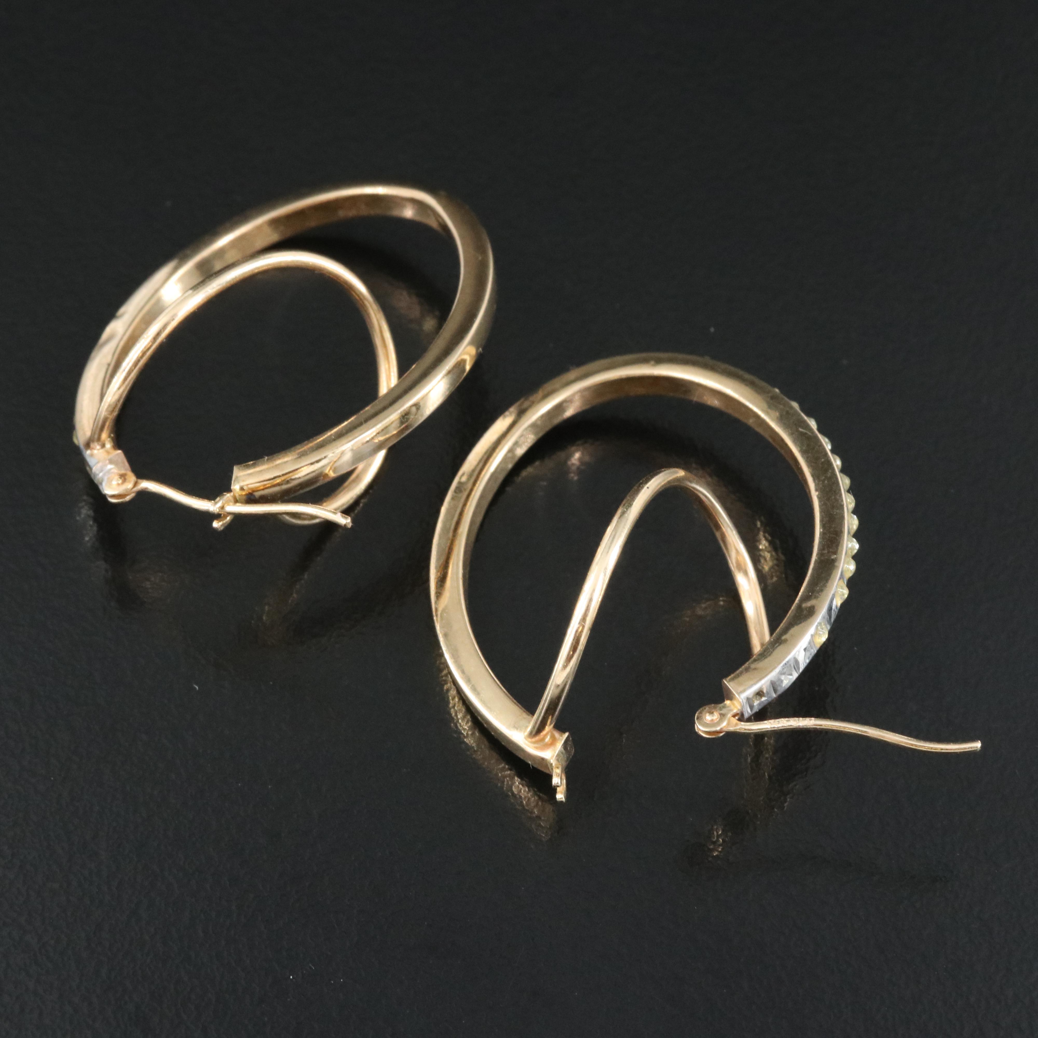 14K Hoop Earrings | EBTH