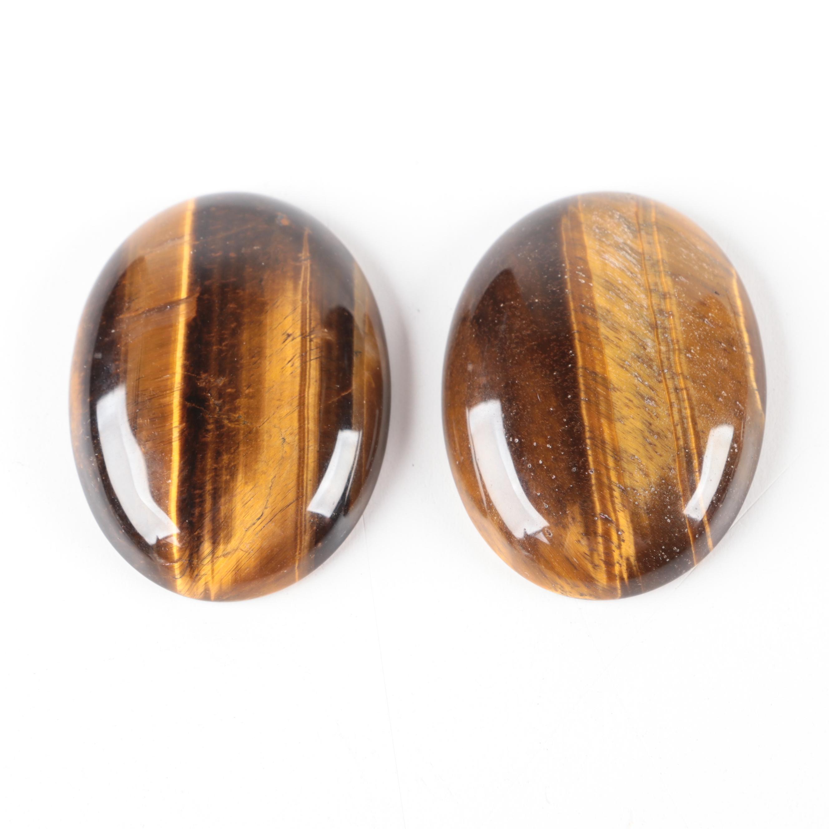 Polished Tiger's Eye with Blue Hawks Eye Specimens | EBTH