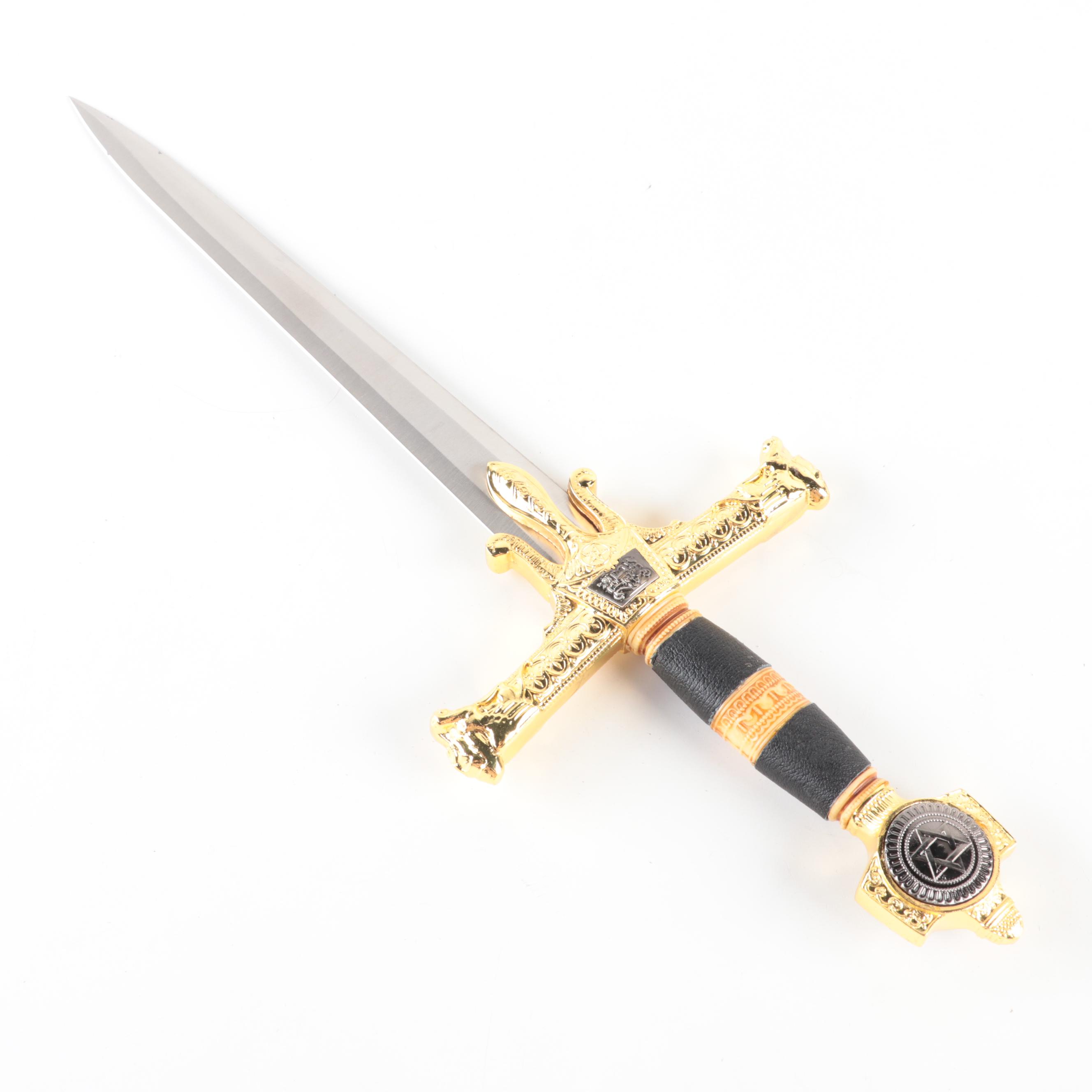 "The King Solomon" Fantasy Dagger with Stand | EBTH