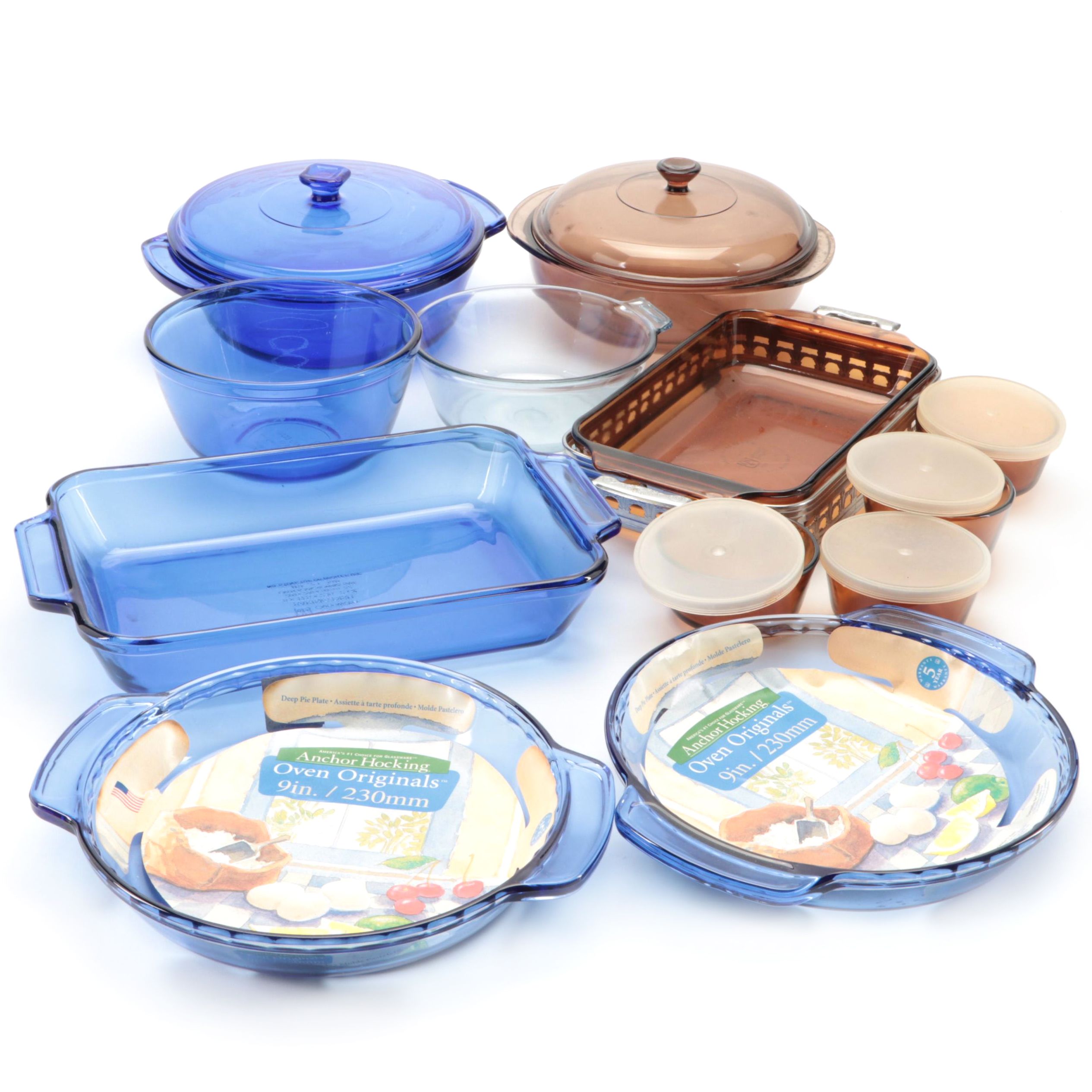 Pyrex and Anchor Hocking Glass Bakeware, Late 20th Century | EBTH
