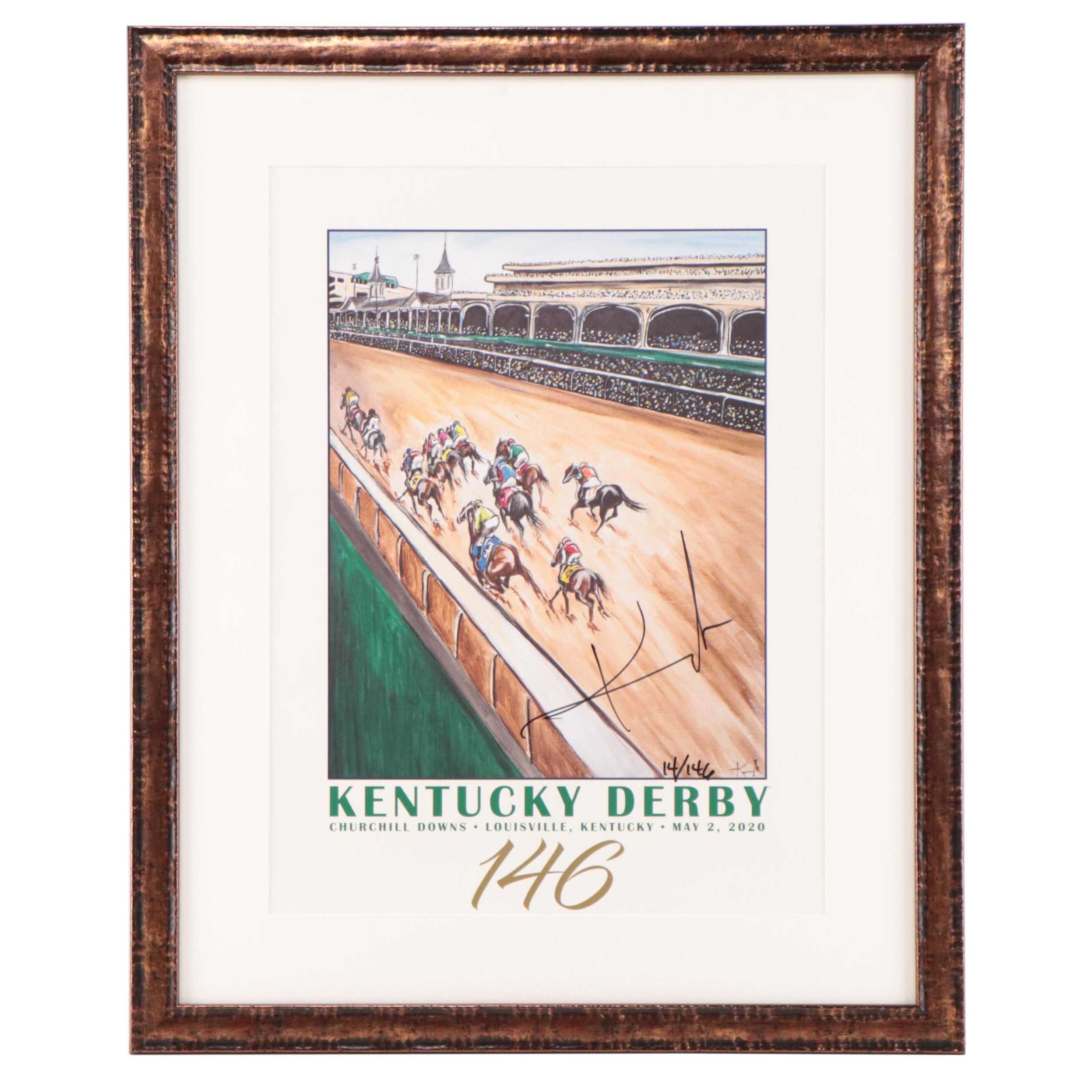 Limited Edition Kentucky Derby 2020 Offset Lithograph Poster | EBTH
