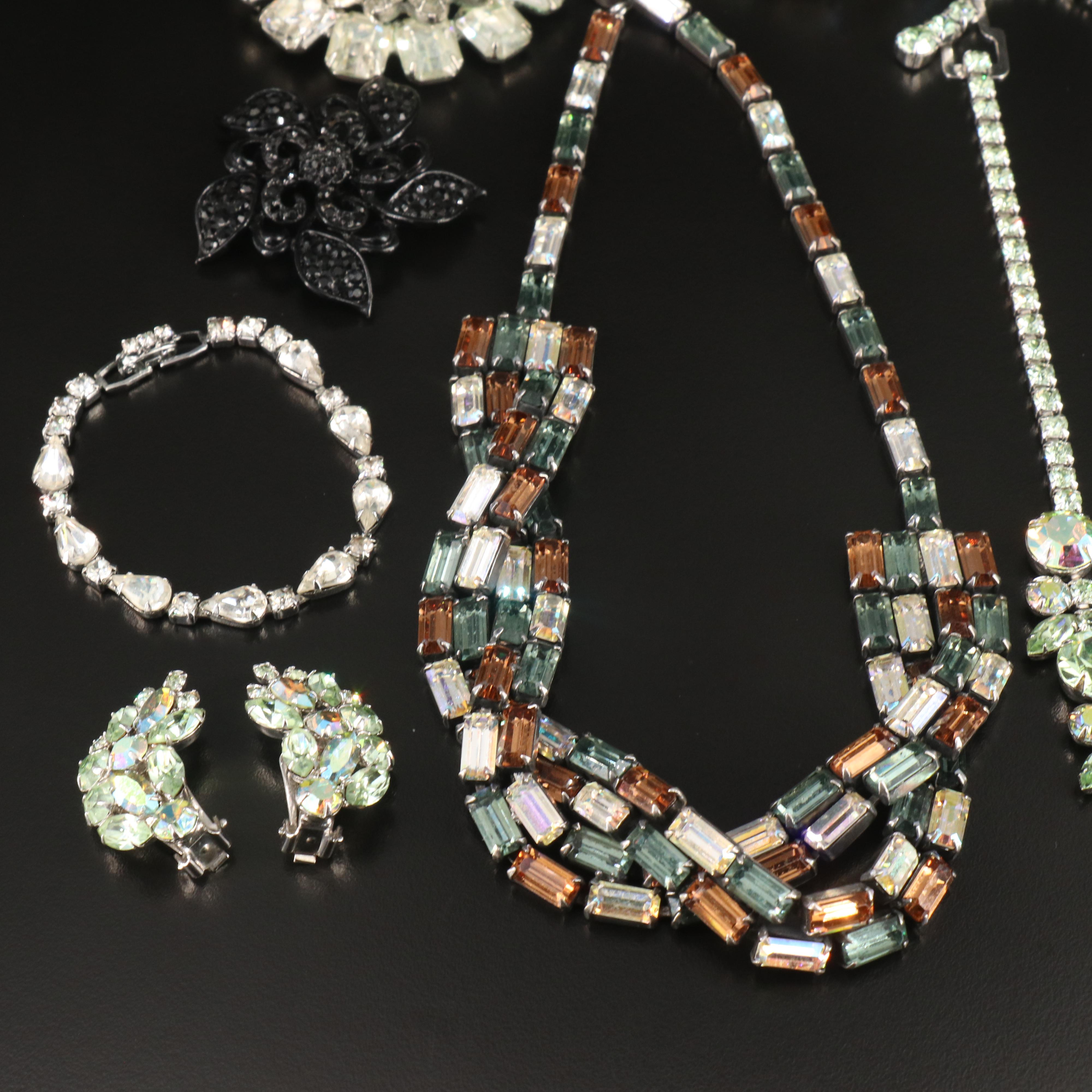 Weiss Rhinestone Jewelry Collection | EBTH