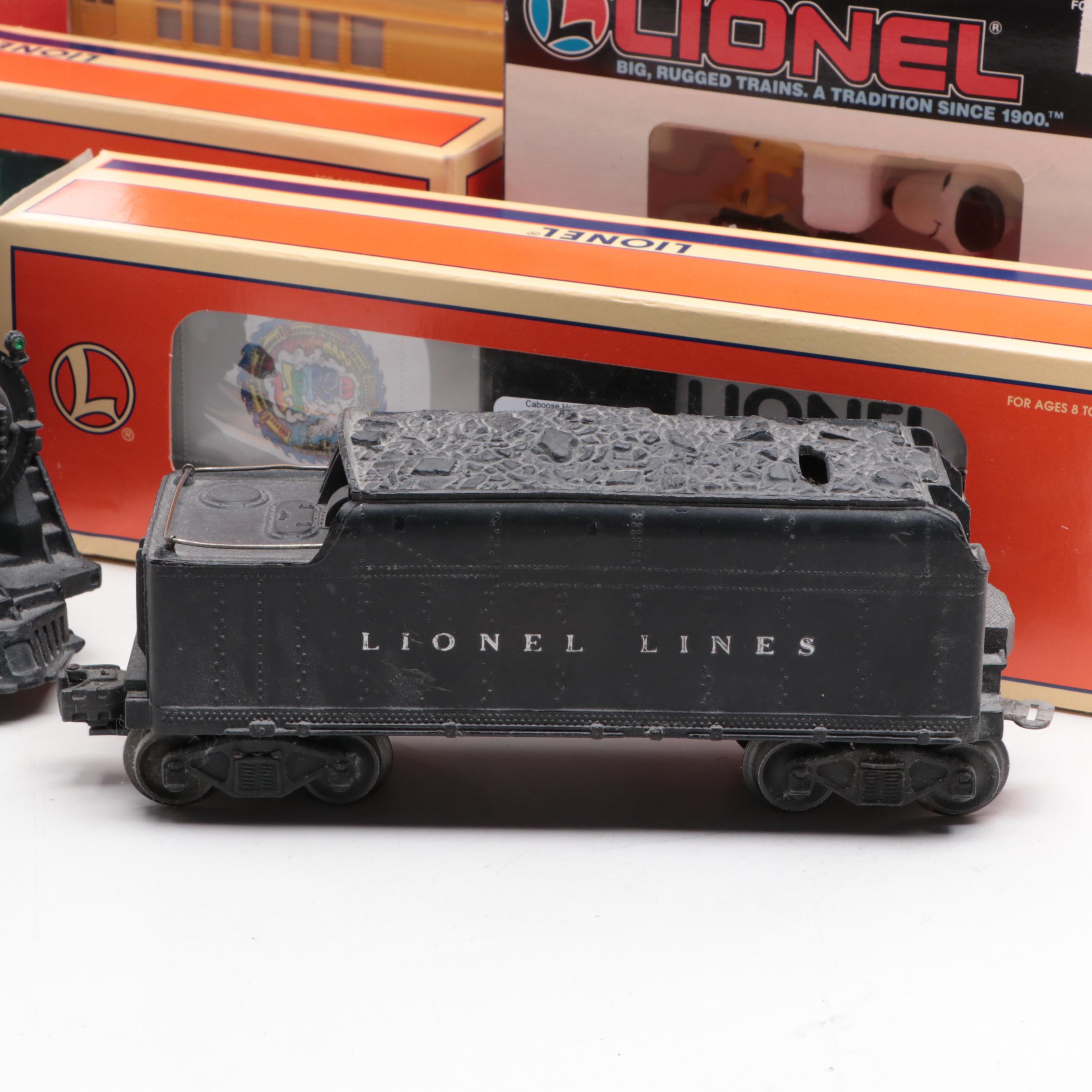 Lionel Trains Locomotive, Snoopy & Woodstock Handcar, Lionelville ...