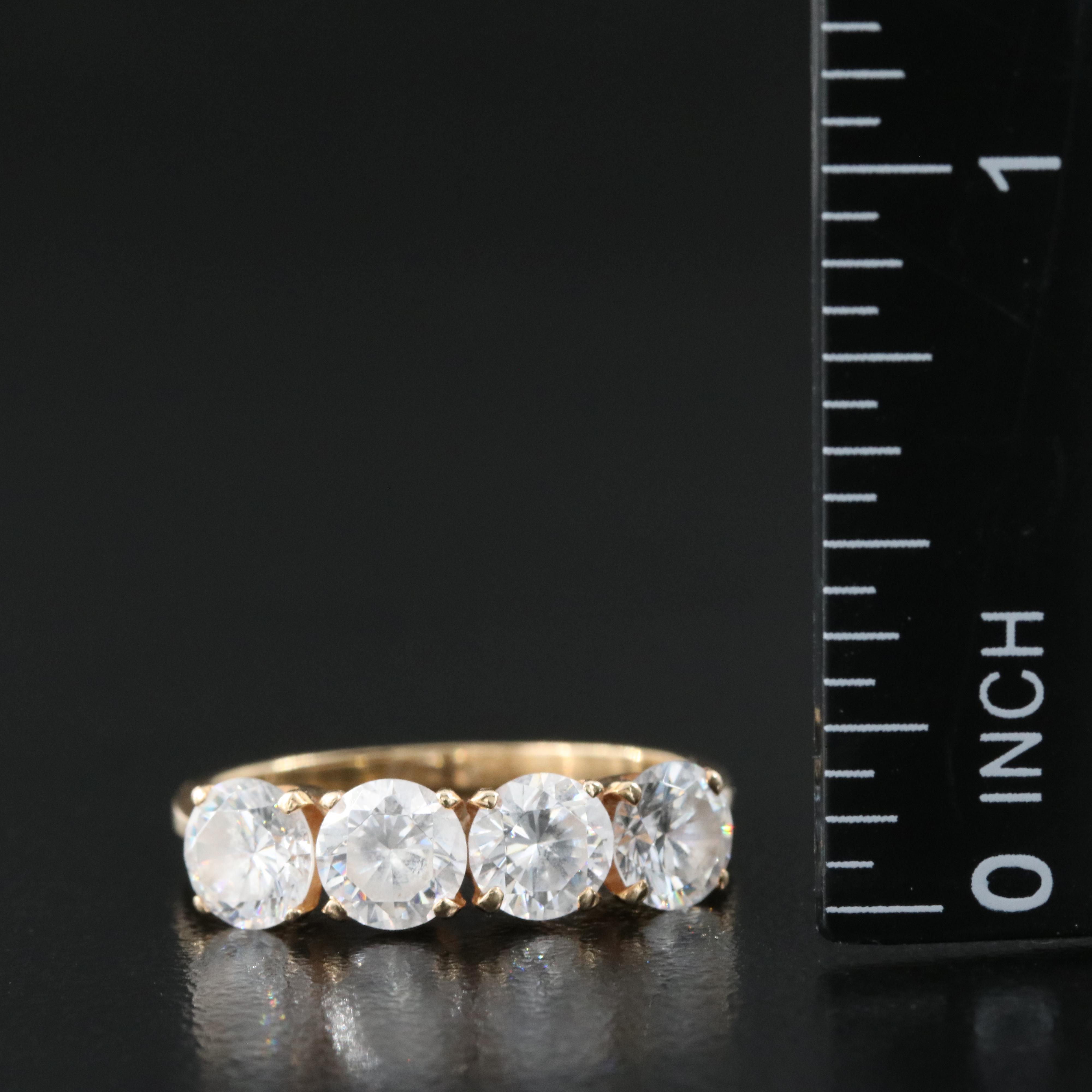 14K Cubic Zirconia Ring | EBTH