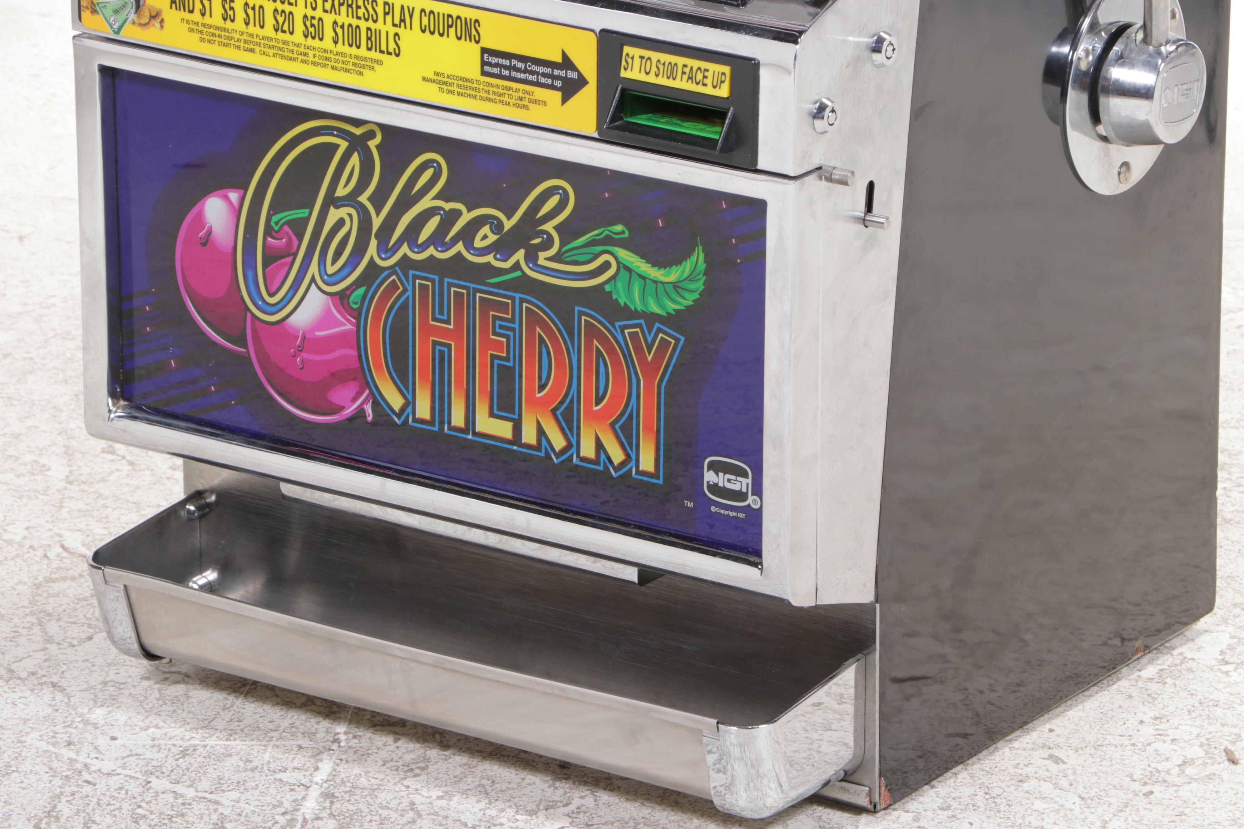 IGT "Black Cherry" Slot Machine, Circa 1994 | EBTH