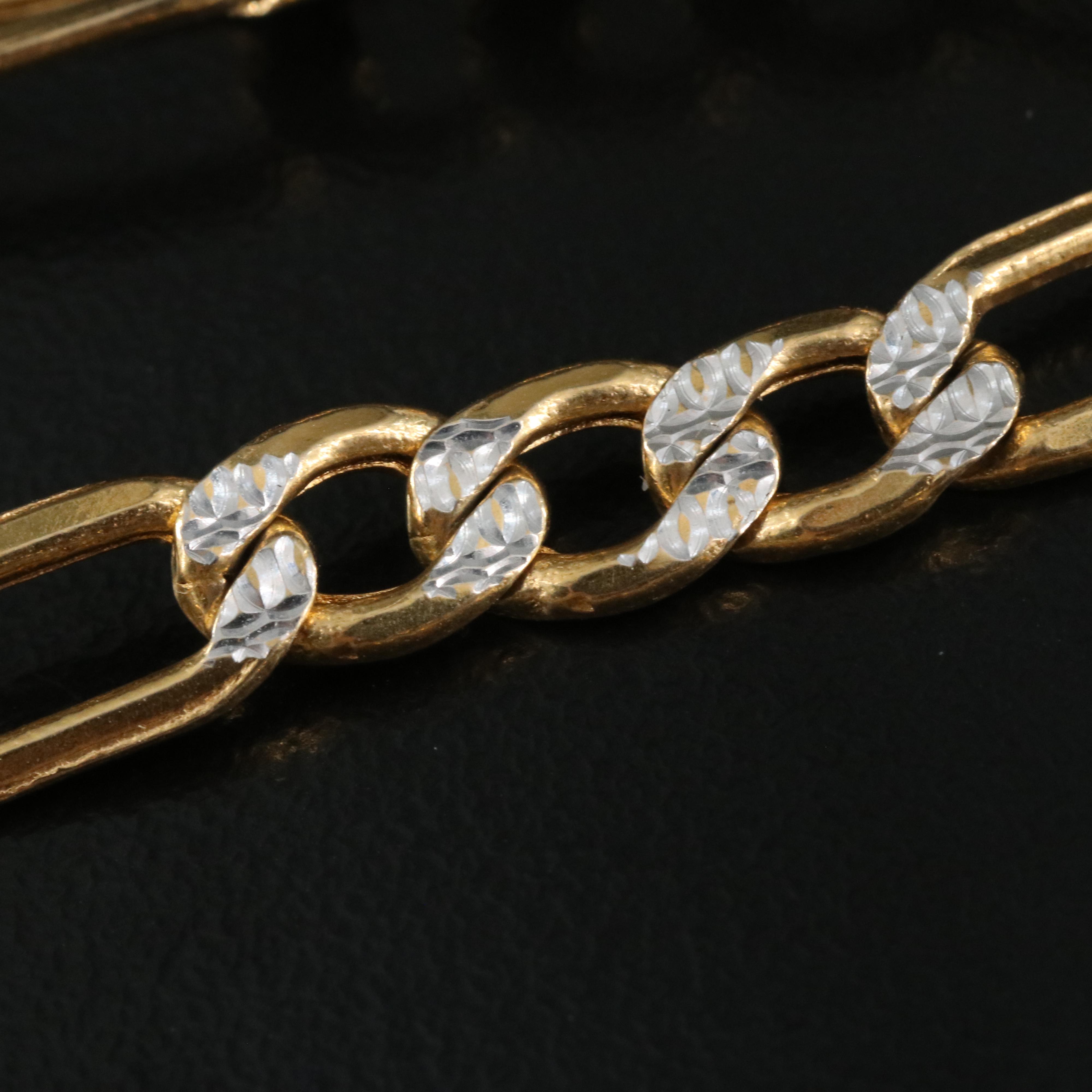 14K Figaro Chain | EBTH