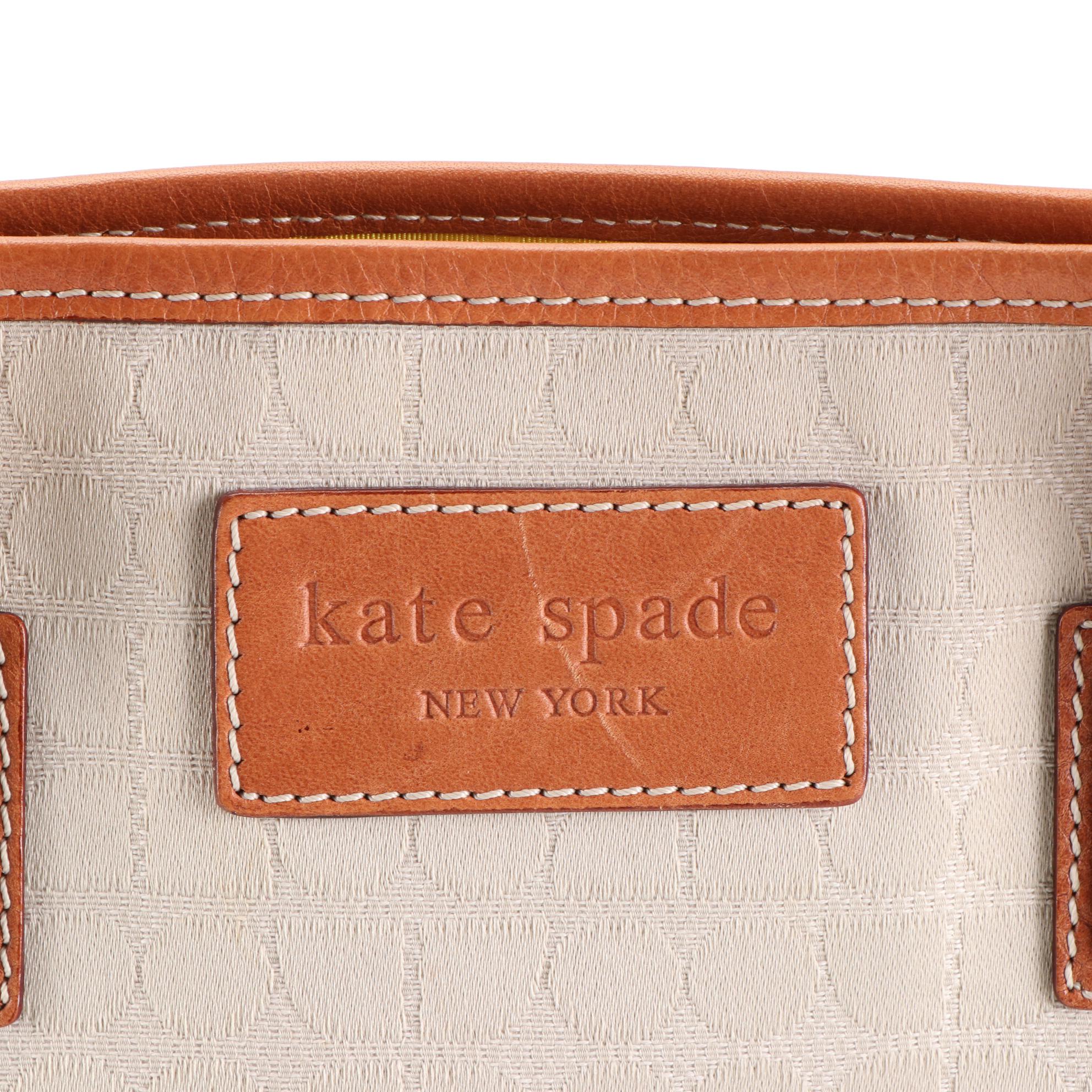 Kate Spade Canvas and Leather Shoulder Bags | EBTH