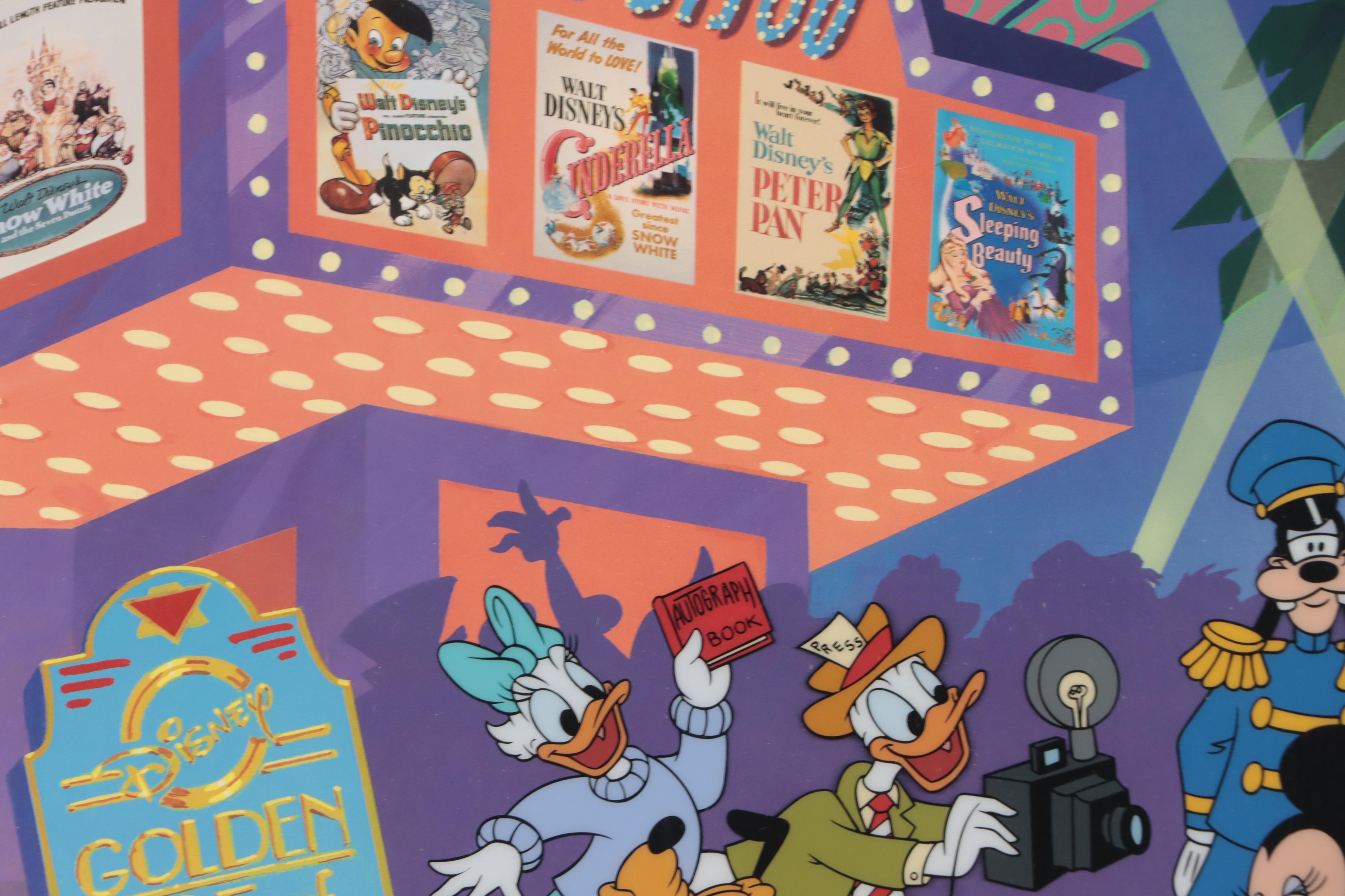 Disney Sericel Signed by Character Voice Artists "Mickey's Film ...