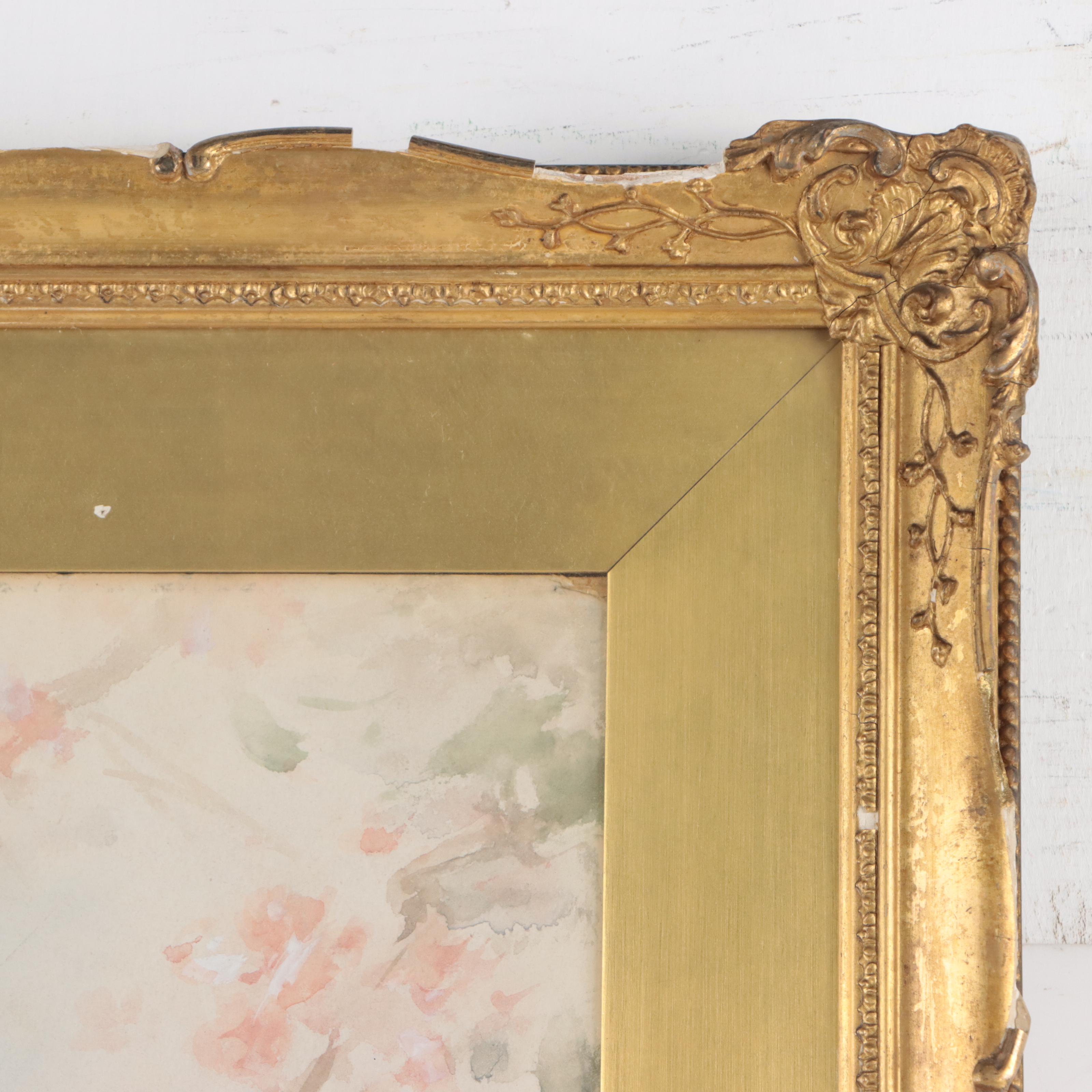 William Joseph Carroll Watercolor Portrait "An English Rose" | EBTH