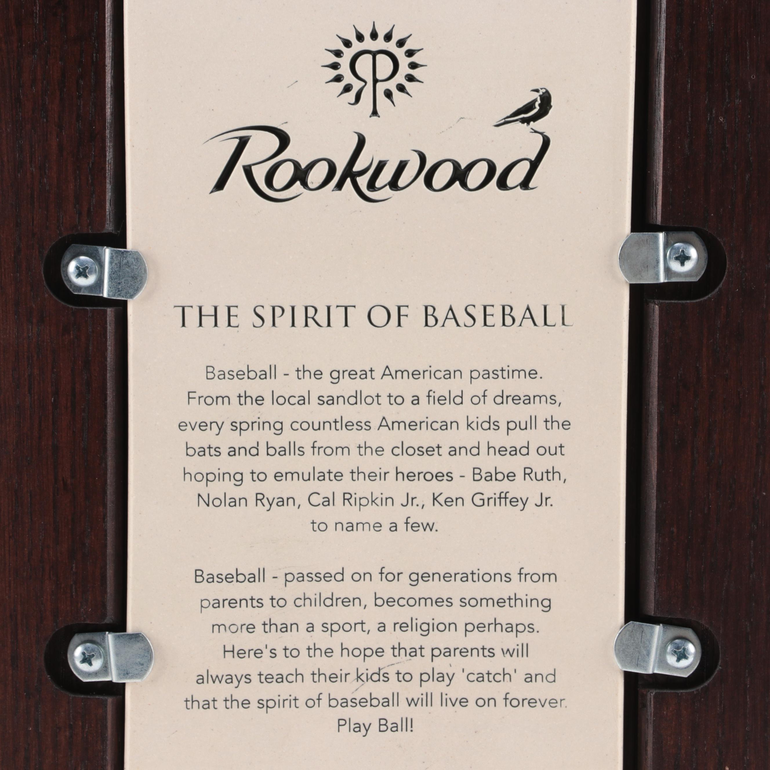 Rookwood Pottery "The Spirit of Baseball" and Cincinnati Reds Logo ...