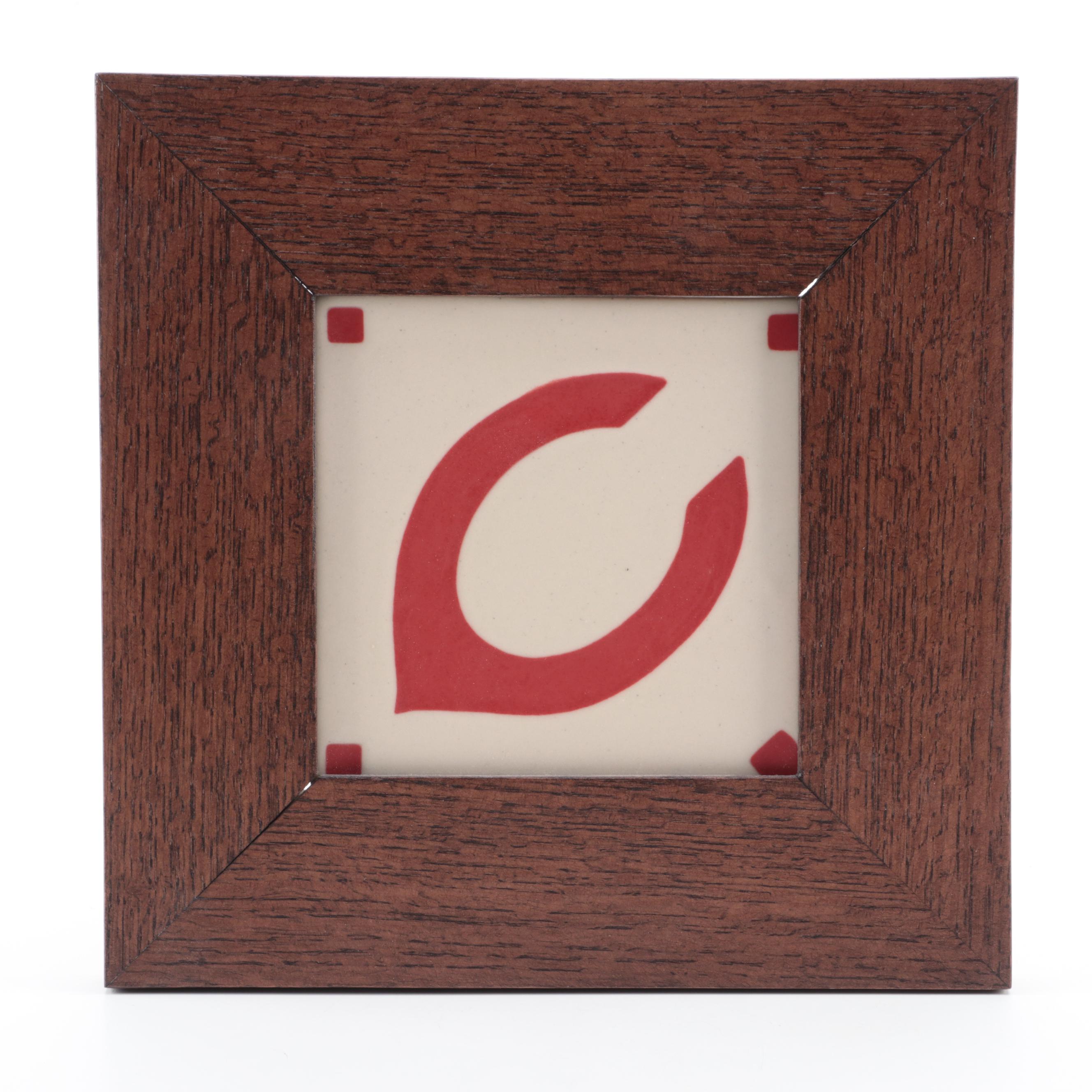 Rookwood Pottery "The Spirit of Baseball" and Cincinnati Reds Logo ...