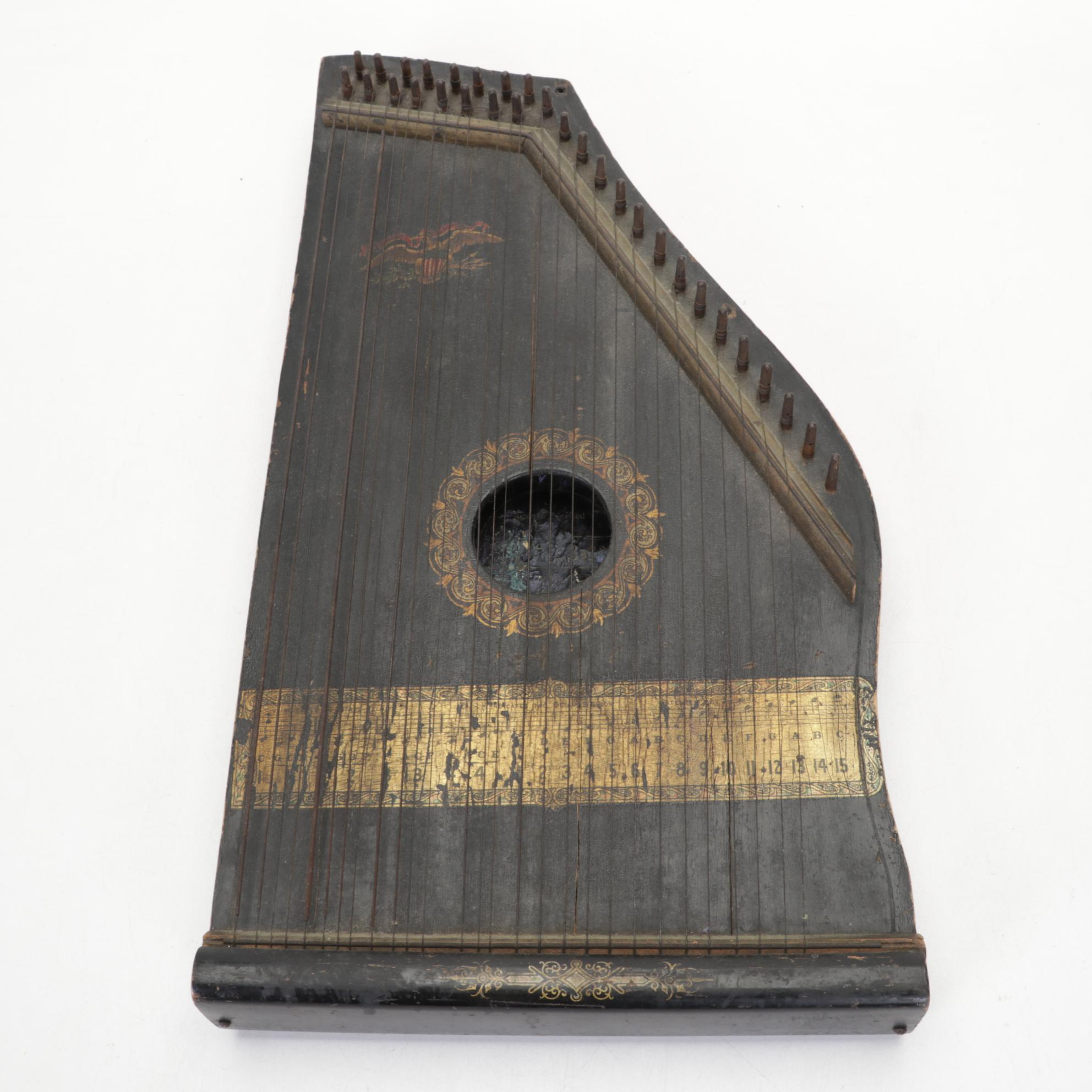 Handcrafted Wooden Zither, Early 20th Century | EBTH