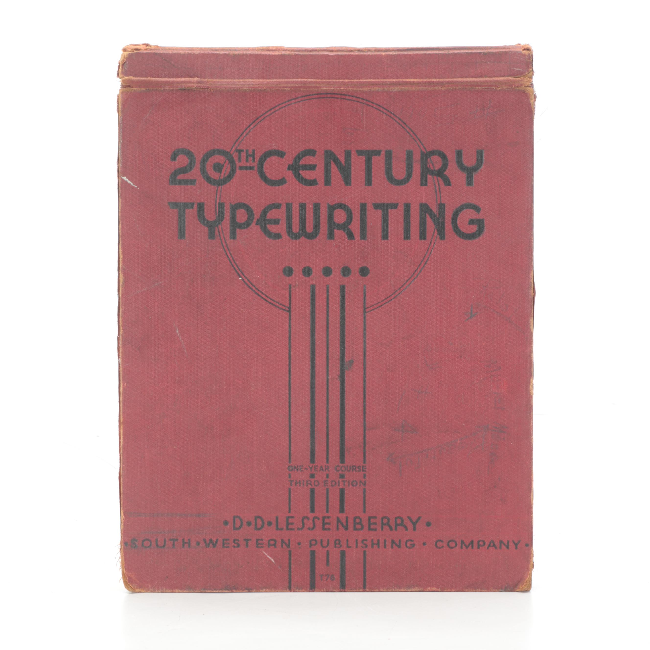 Royal KMM Typewriter and Ribbon Cover, "20th Century Typewriting" Book ...