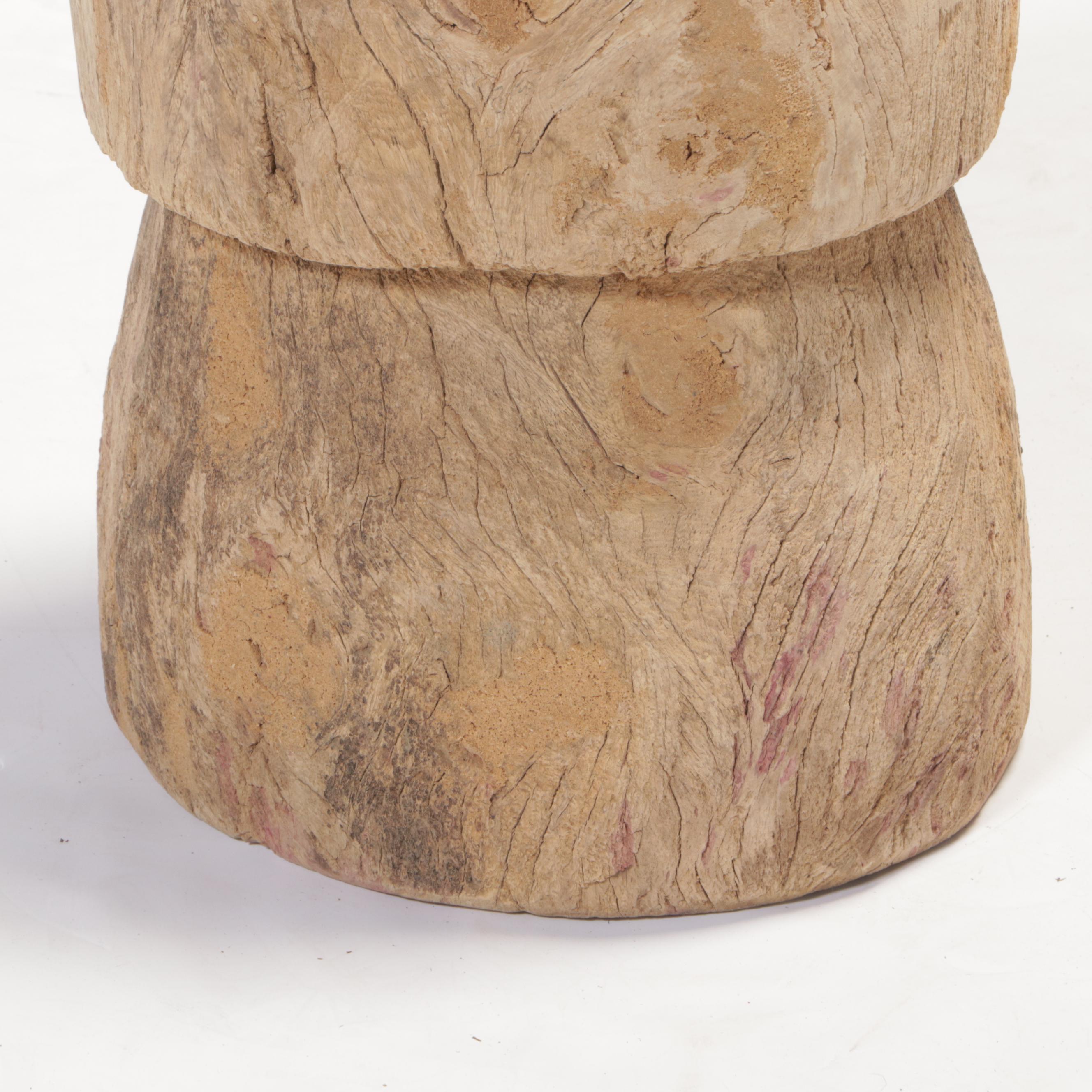 Handcarved Indian Wooden Rice Pounder | EBTH