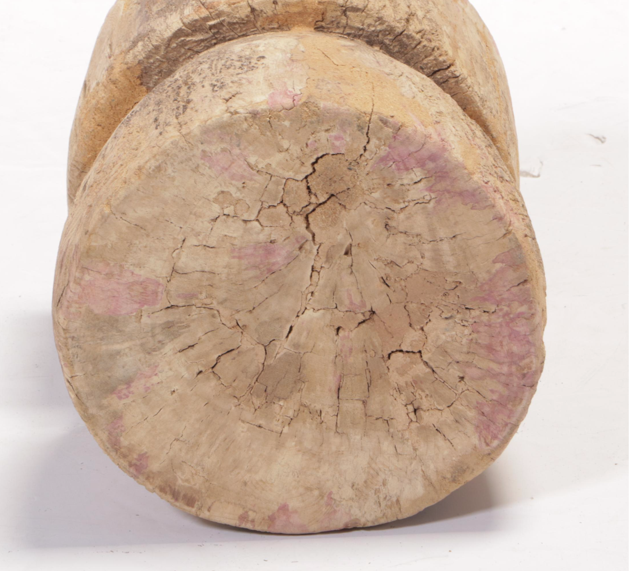 Handcarved Indian Wooden Rice Pounder | EBTH