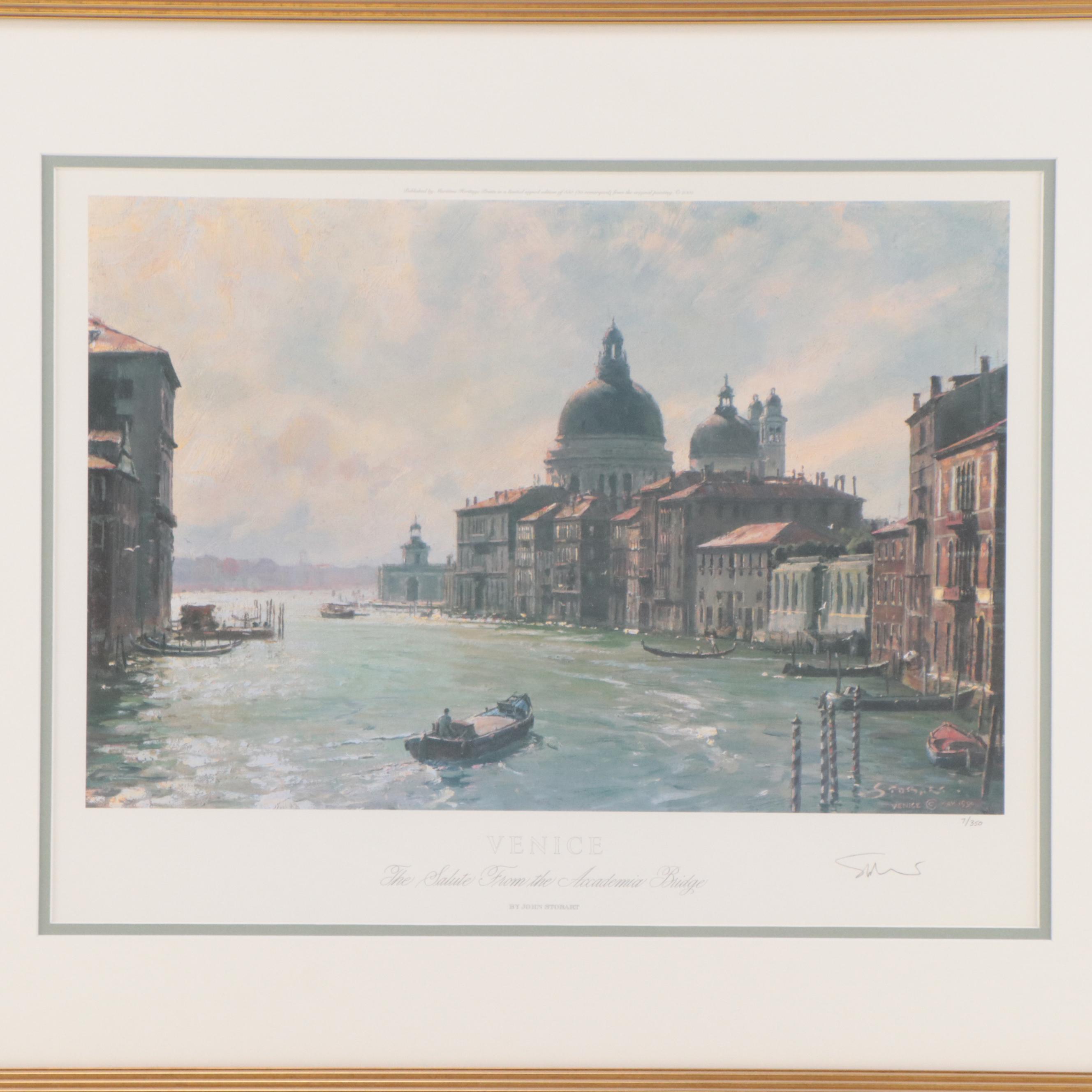 John Stobart Offset Lithograph "Venice," 2005 | EBTH