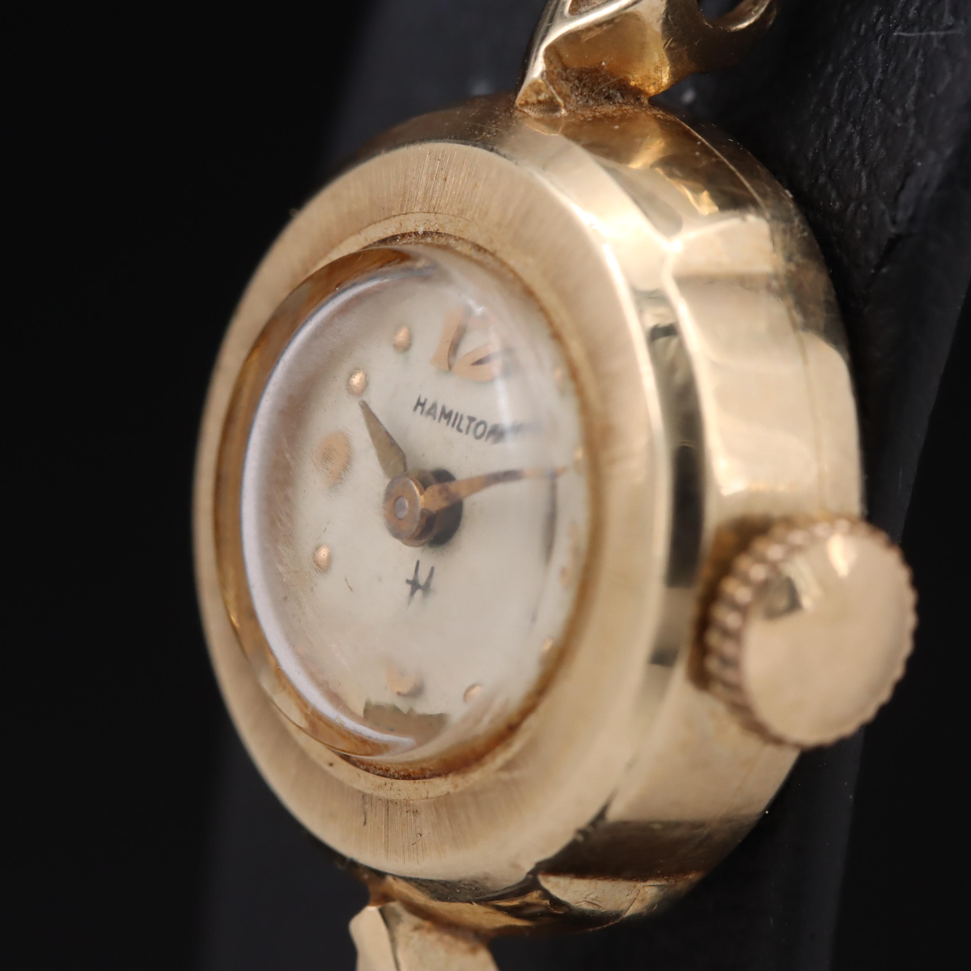 Vintage 14K Hamilton Wristwatch | EBTH