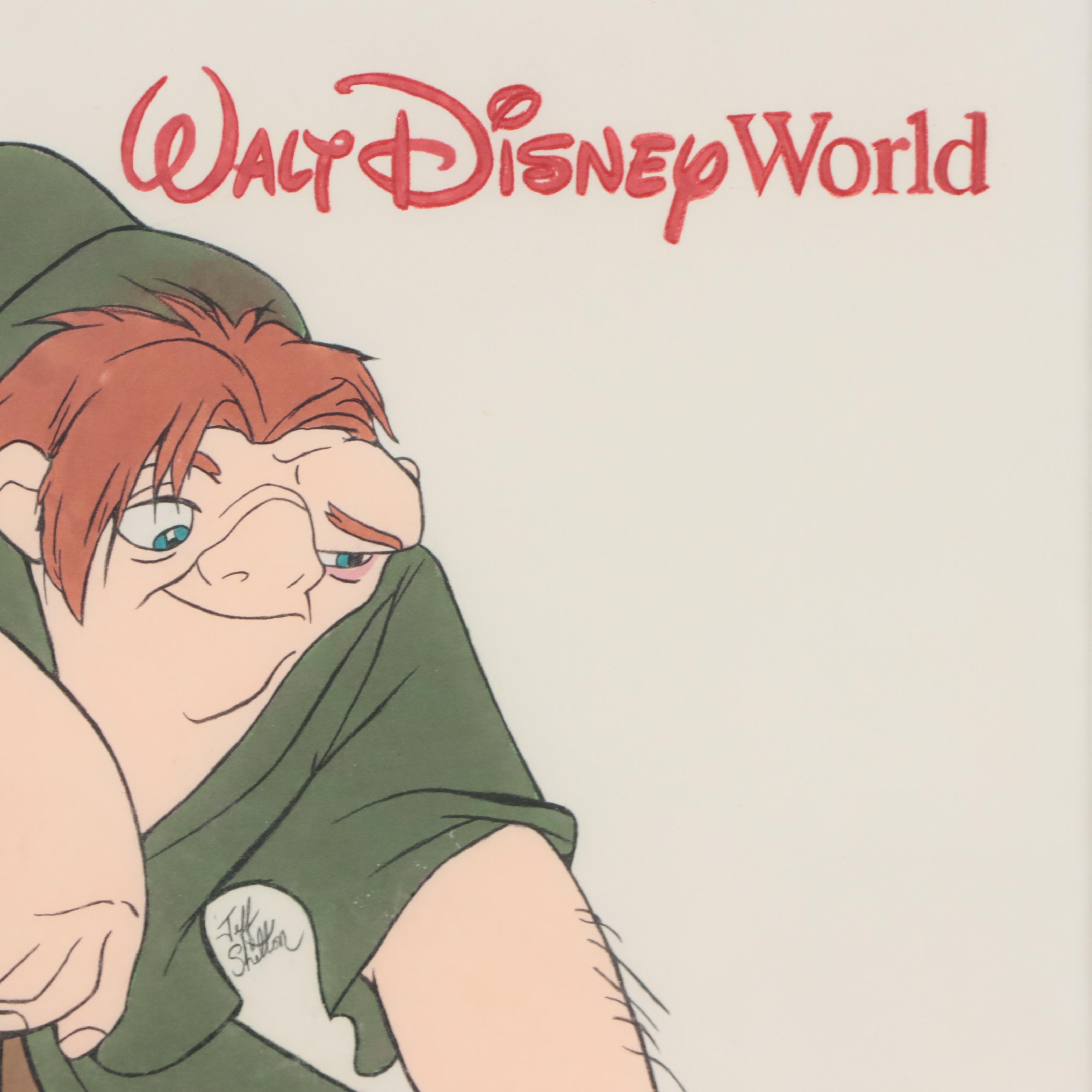 Jeff Shelton Colored Pencil and Ink Drawing of Quasimodo, 1997 | EBTH