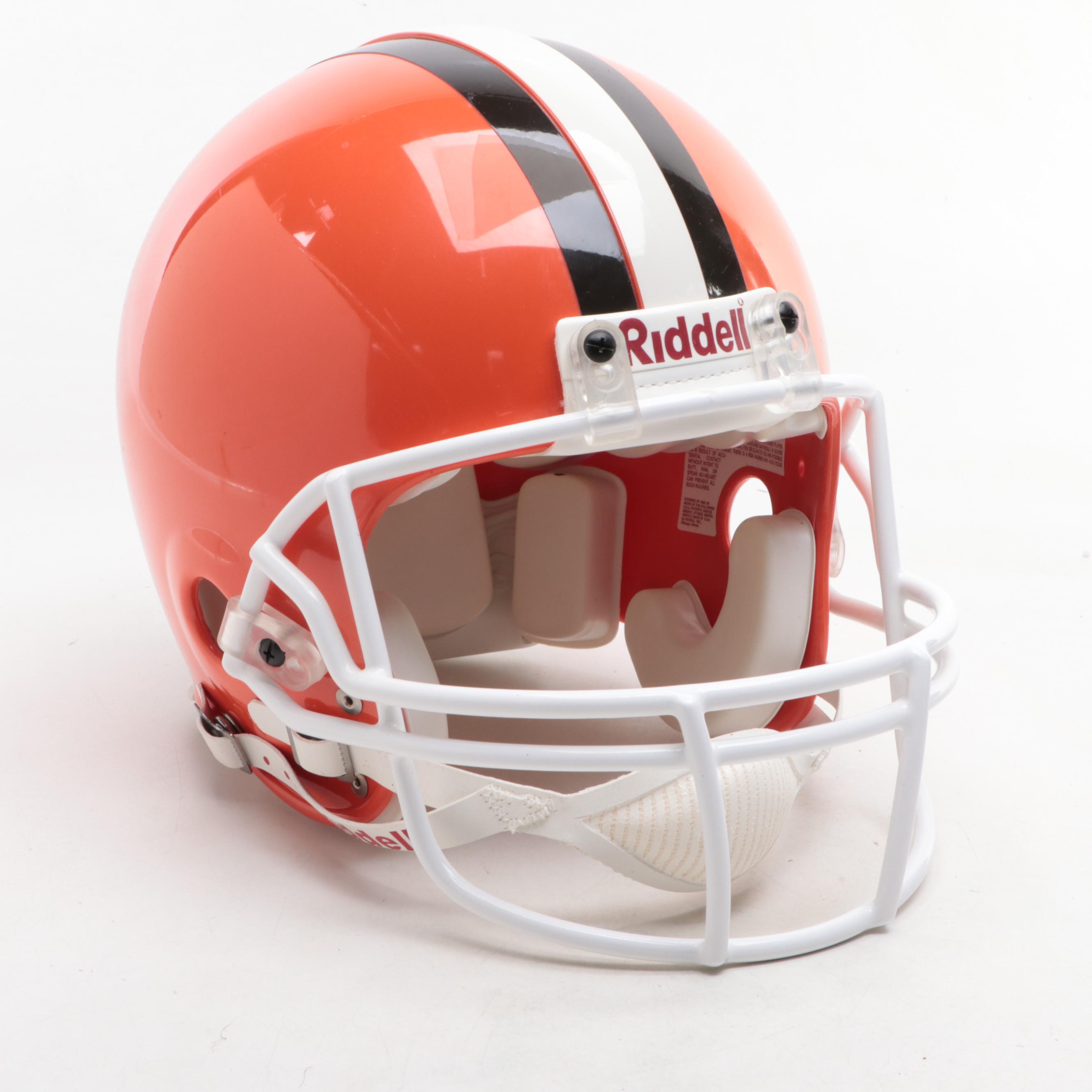 Jim Brown "HOF 71" Signed Replica Cleveland Browns Riddell Football ...