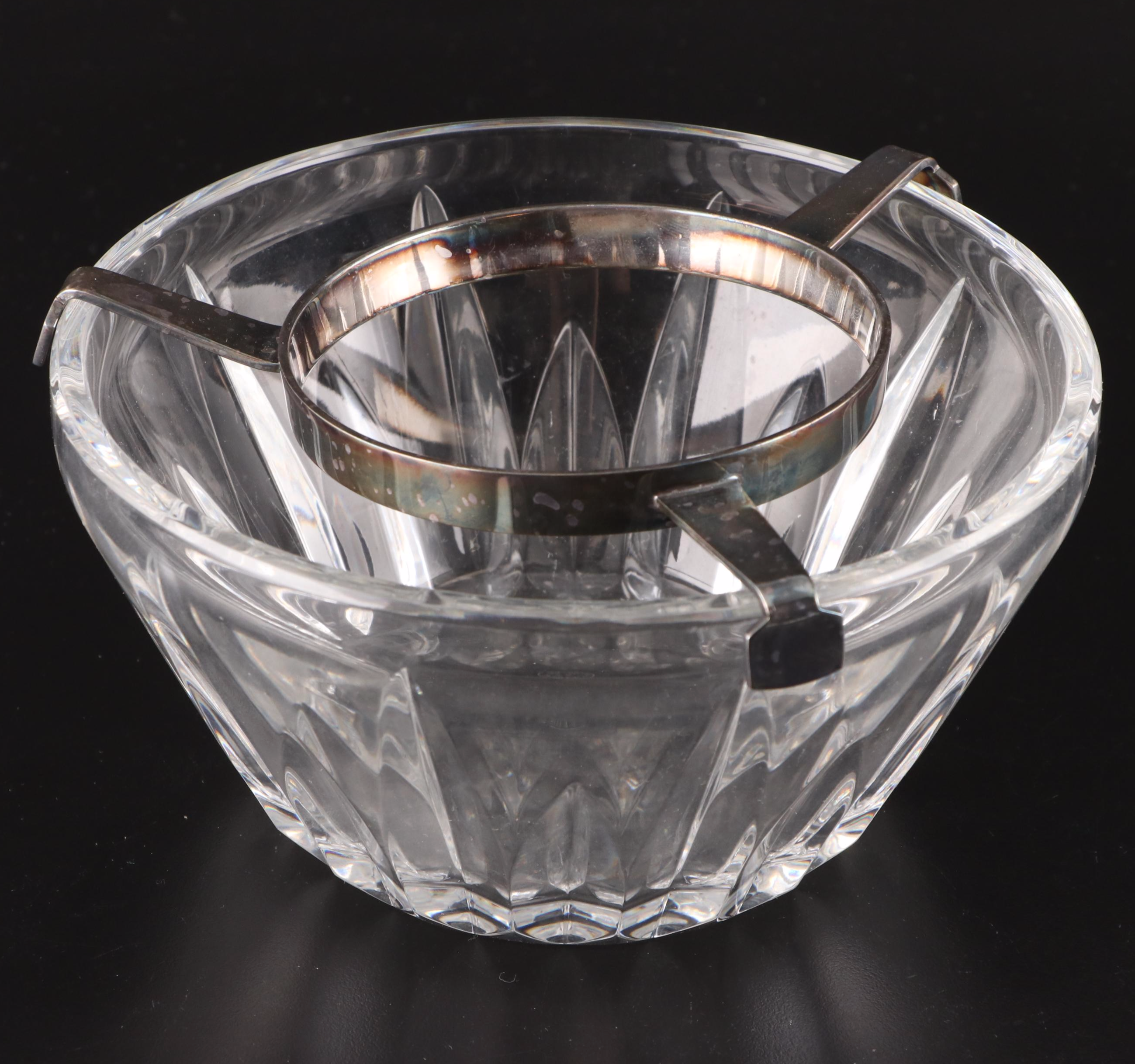 Baccarat "Biarritz" Crystal Caviar Bowl with Shrimp Cocktail Bowls | EBTH