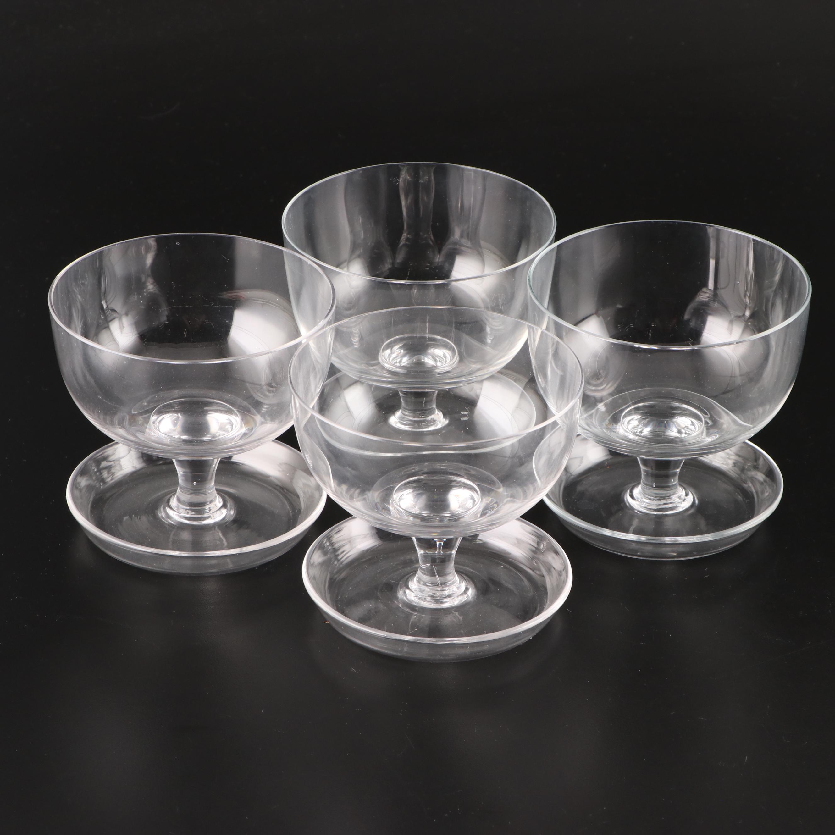 Baccarat "Biarritz" Crystal Caviar Bowl with Shrimp Cocktail Bowls | EBTH