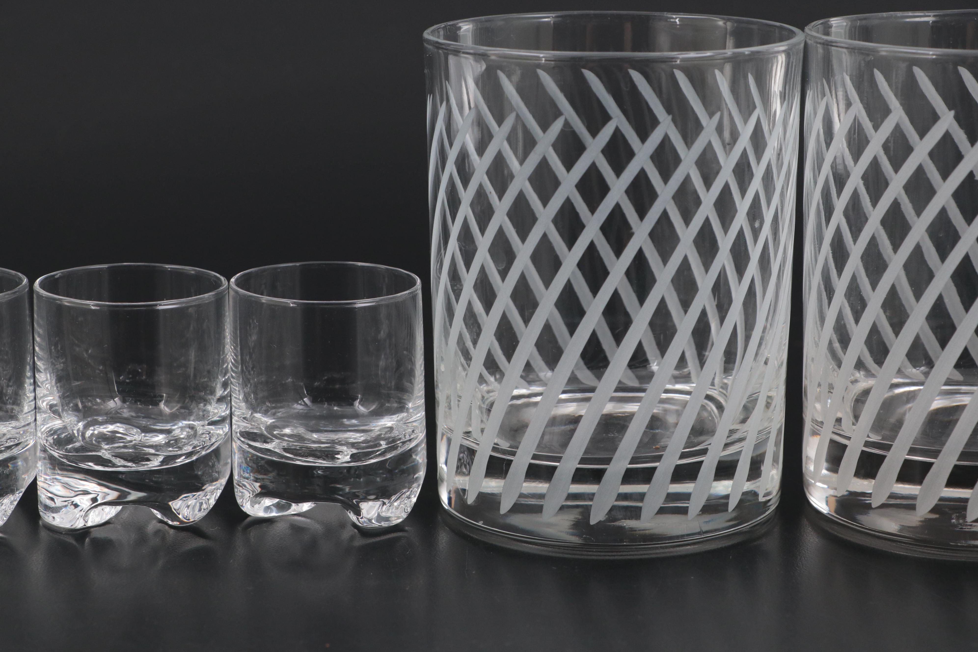 Atlantis Crystal Decanter with Bar Glasses and Glass Tableware | EBTH