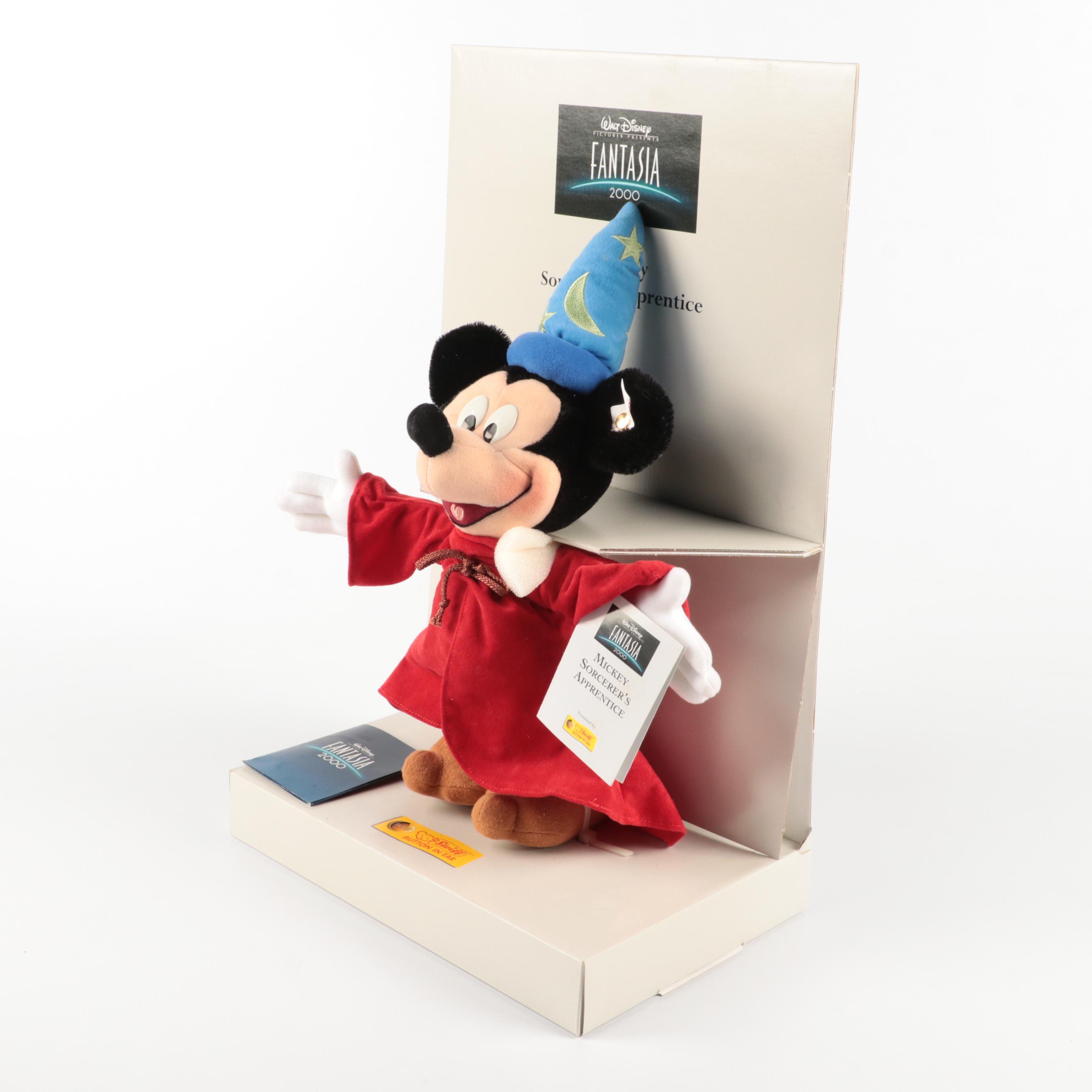 Steiff Walt Disney Fantasia 2000 "Mickey Sorcerer's Apprentice" Plush ...