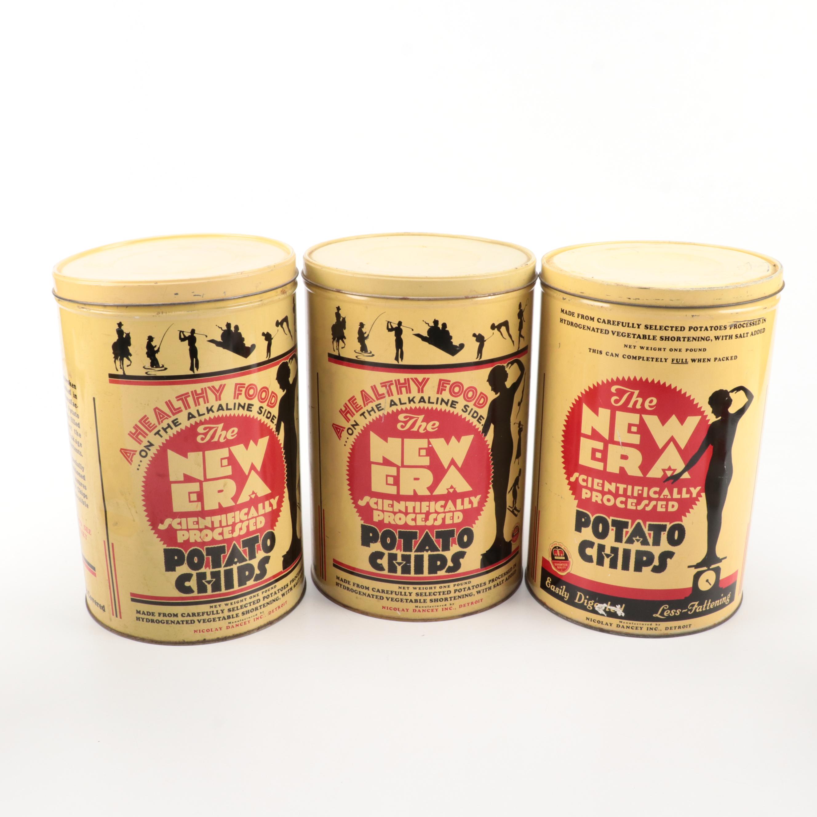 New Era Potato Chips Containers with Saltine Crackers Container | EBTH