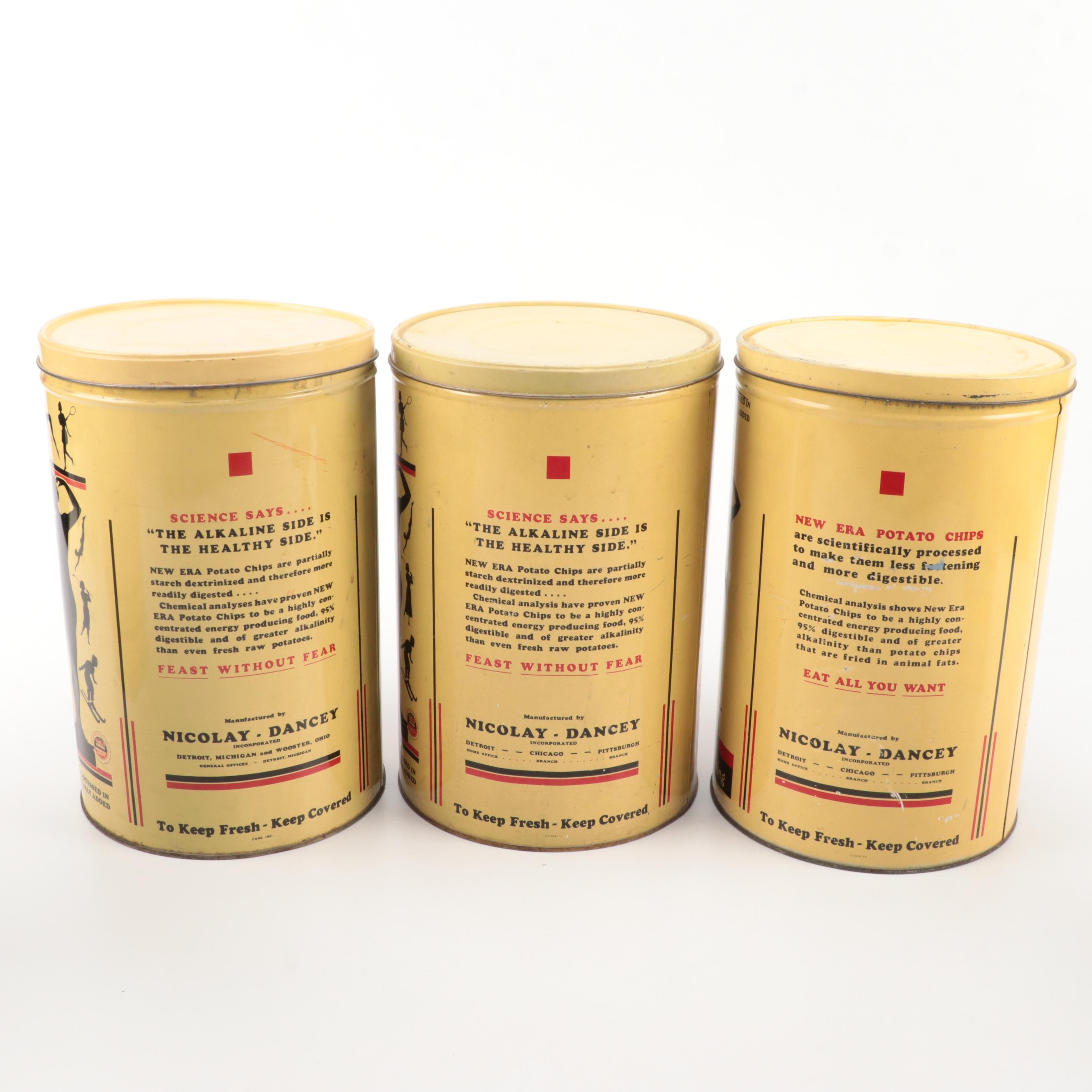 New Era Potato Chips Containers with Saltine Crackers Container | EBTH