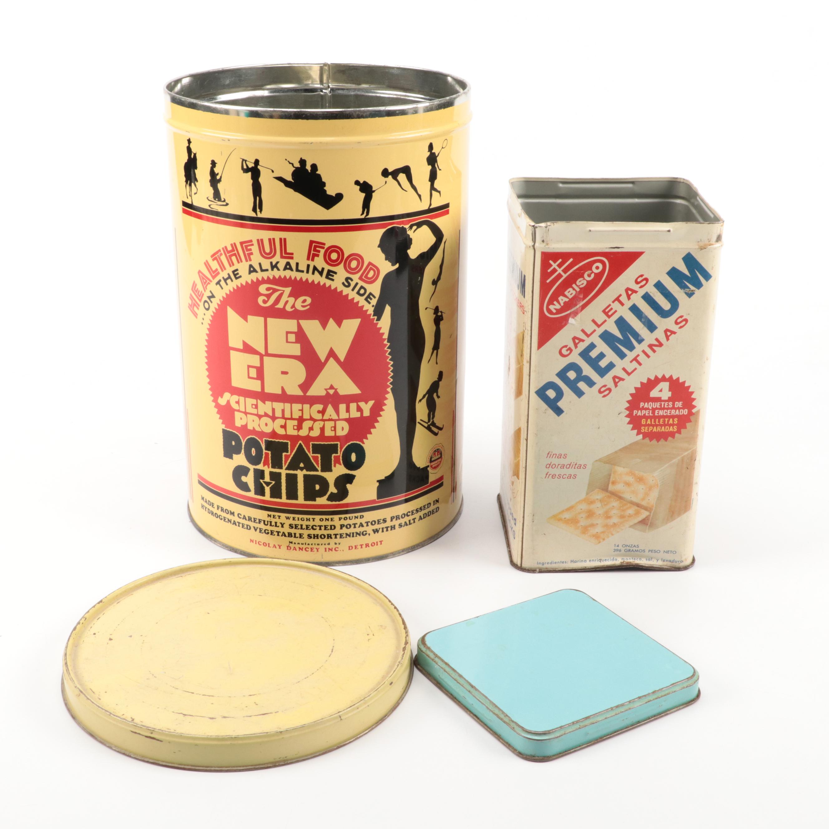 New Era Potato Chips Containers with Saltine Crackers Container | EBTH